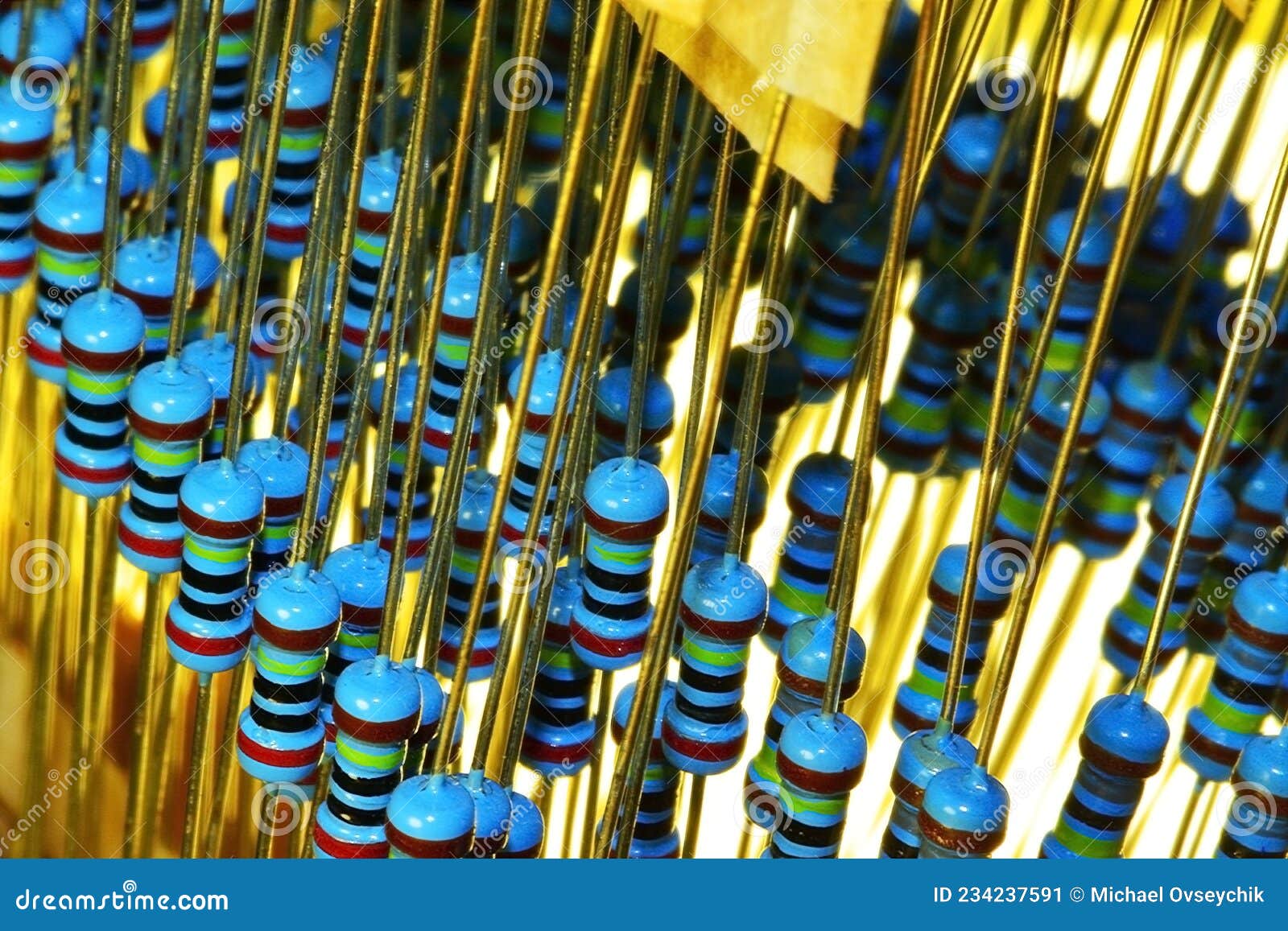 Fixed Resistors Resistances Stock Image - Image of hardware, chip ...