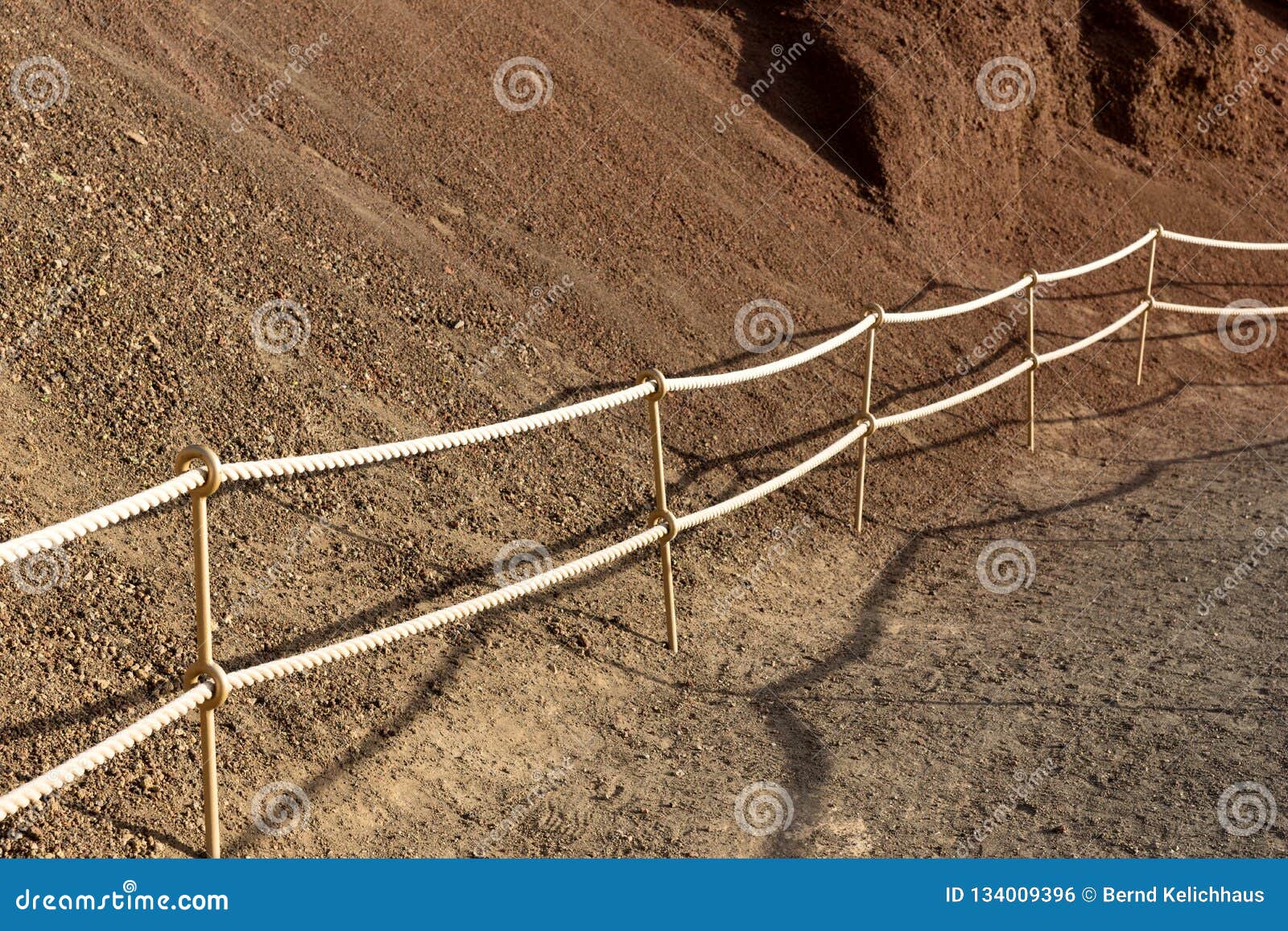 Fixed Rope Route at Mountain Stock Photo - Image of beautiful, texture ...