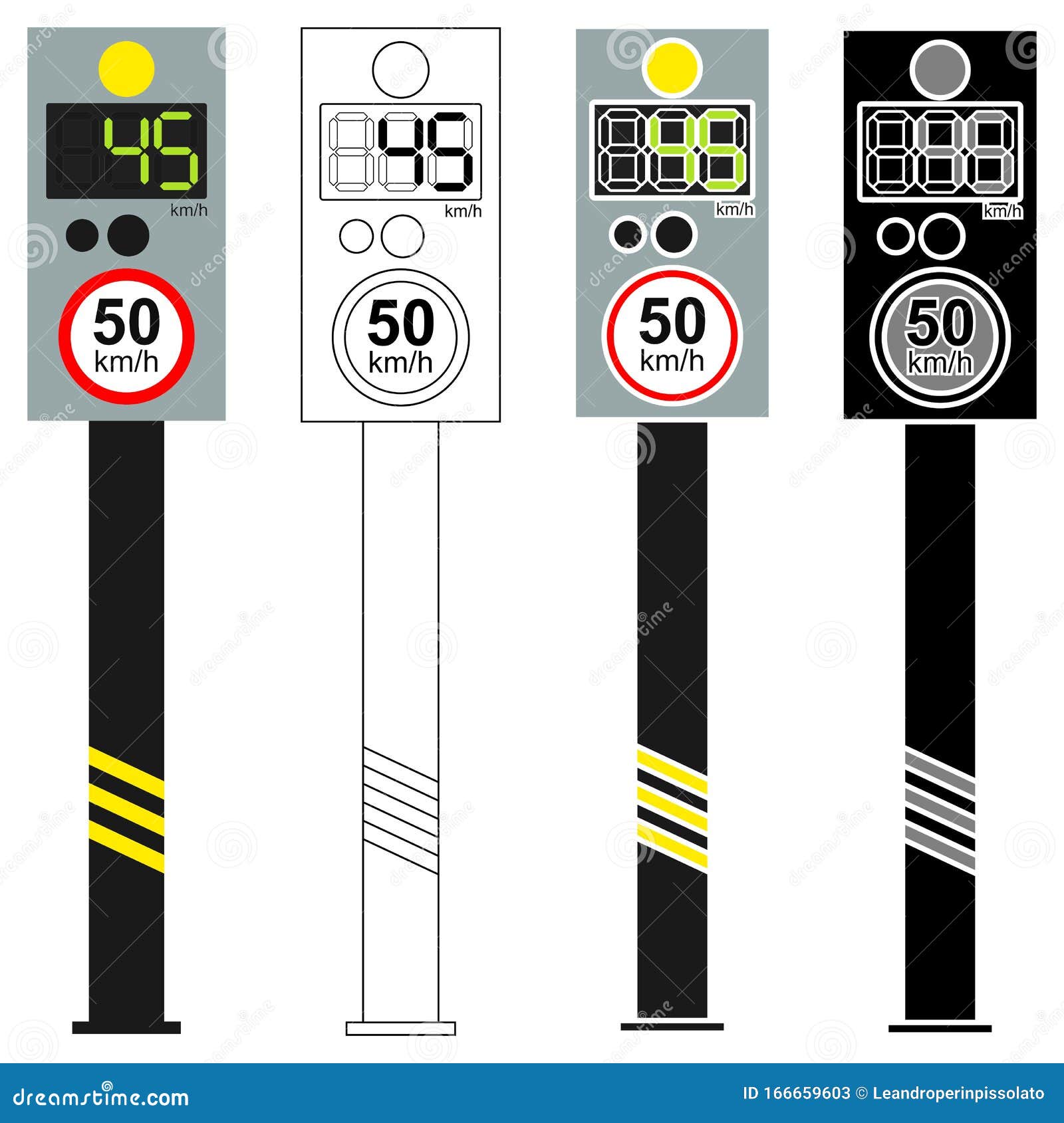 Respect Speed Limits Royalty-Free Illustration | CartoonDealer.com ...