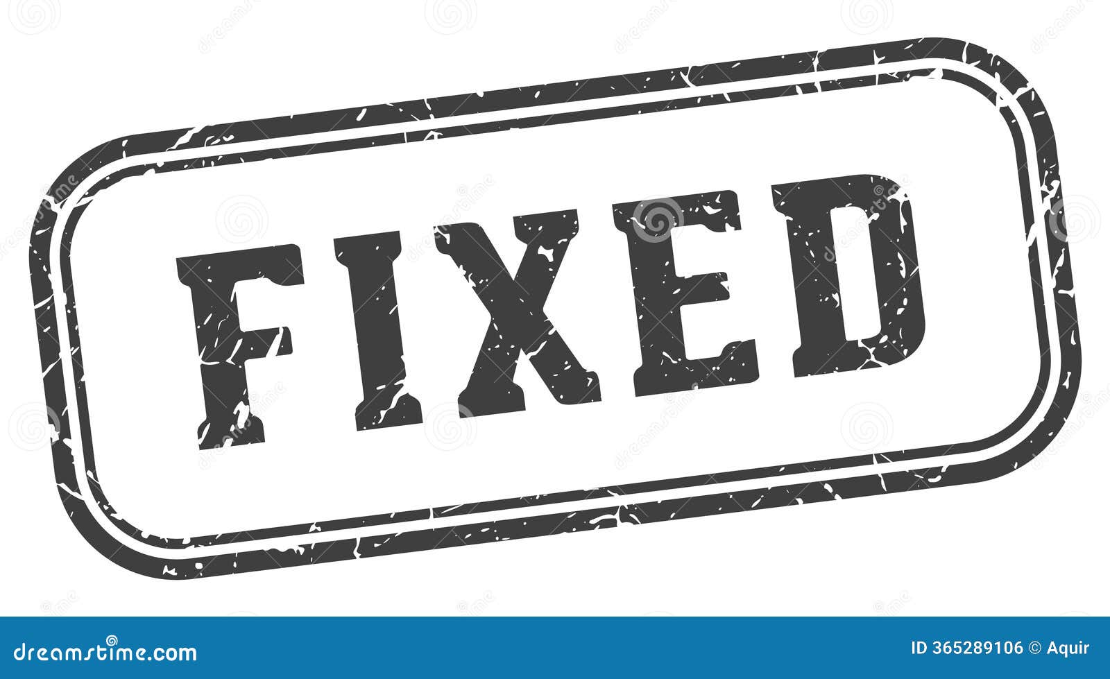 Fixed Stamp Rubber Grunge Royalty-Free Stock Image | CartoonDealer.com ...