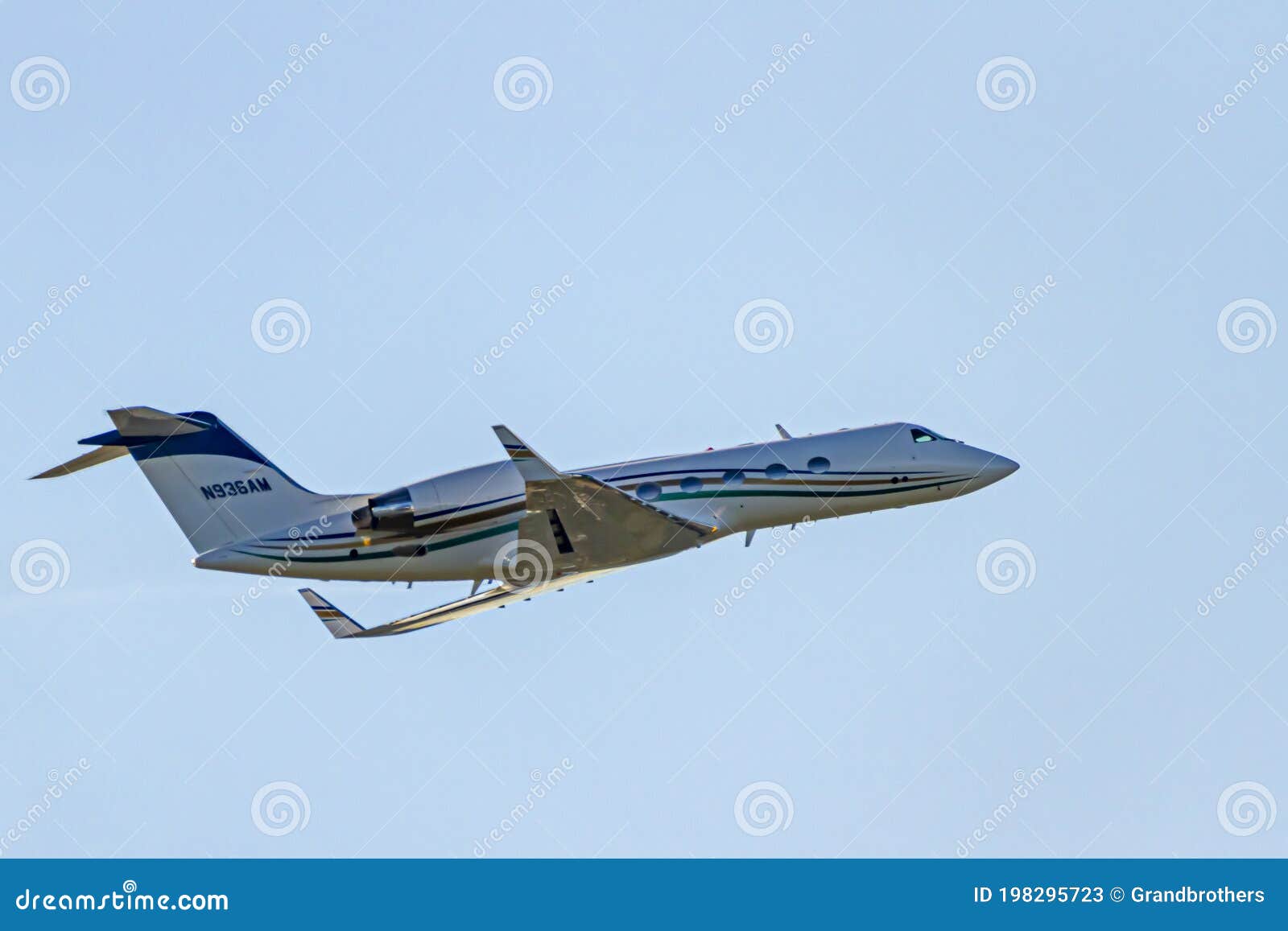 A Fixed Wing, Multi Engine Private Jet Cessna 525C CitationJet CJ4 ...