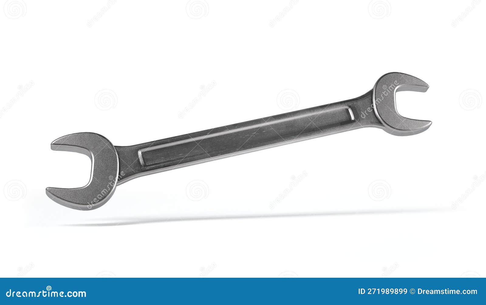 Fixed Wrench Isolated on White Background Stock Image - Image of fixed ...