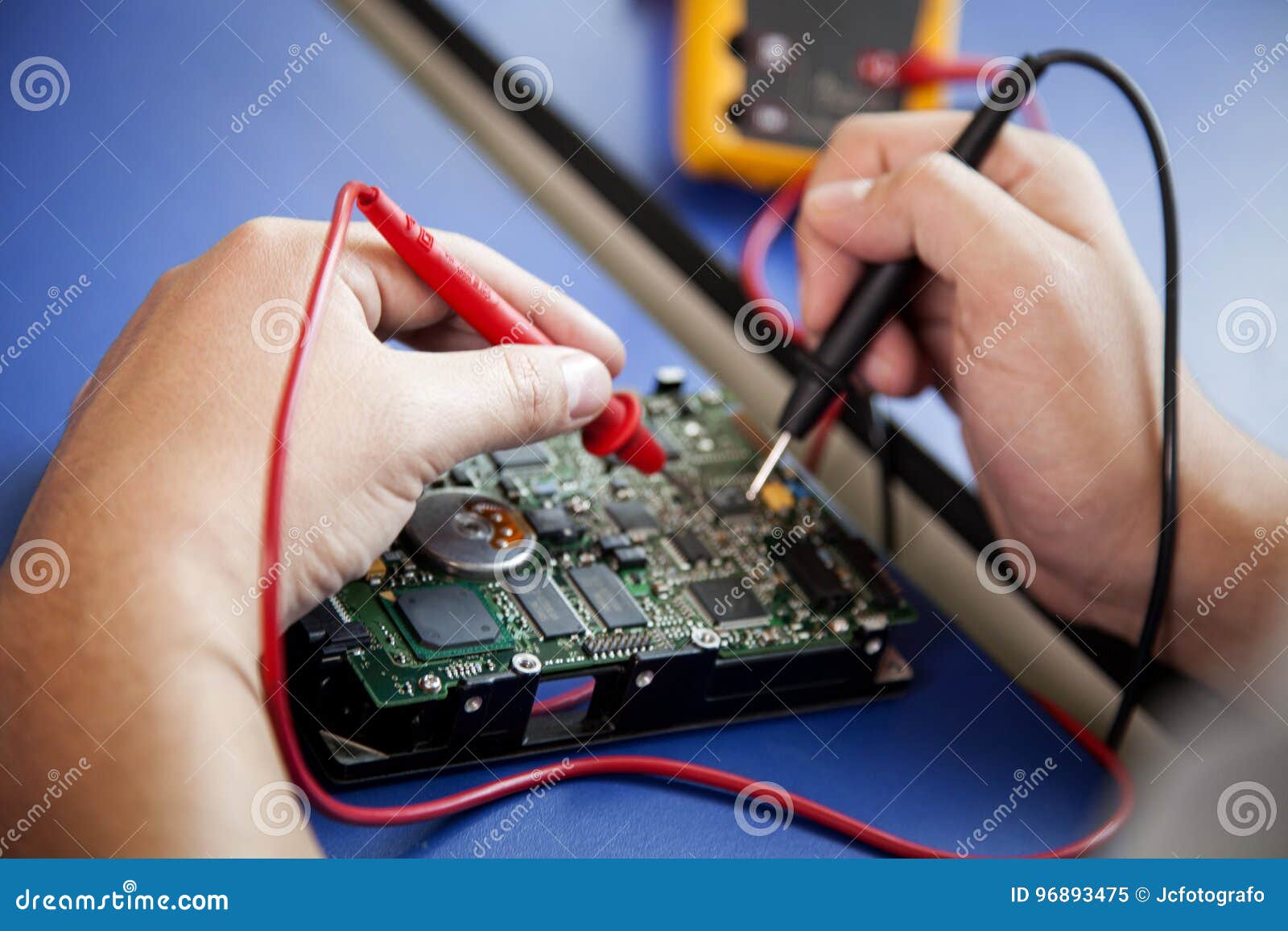 Fixing computer hardware stock image. Image of electricity - 96893475