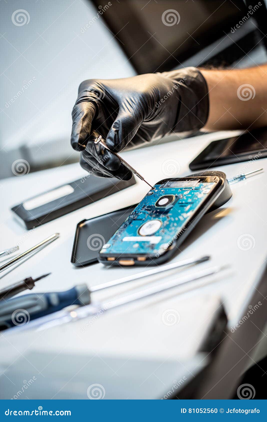 Fixing computer hardware stock photo. Image of component - 81052560