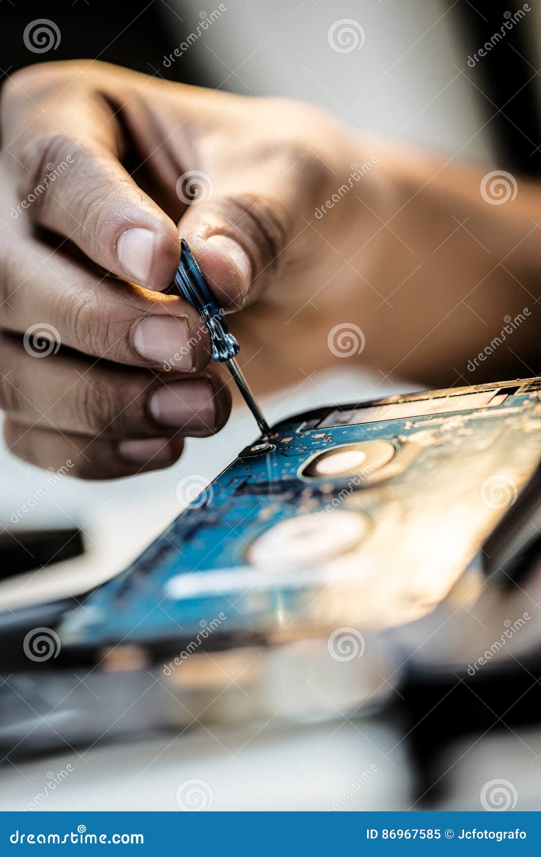 Fixing computer hardware stock image. Image of repair - 86967585