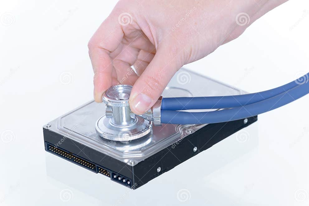 Fixing disk failure stock image. Image of error, diagnostic - 83533823
