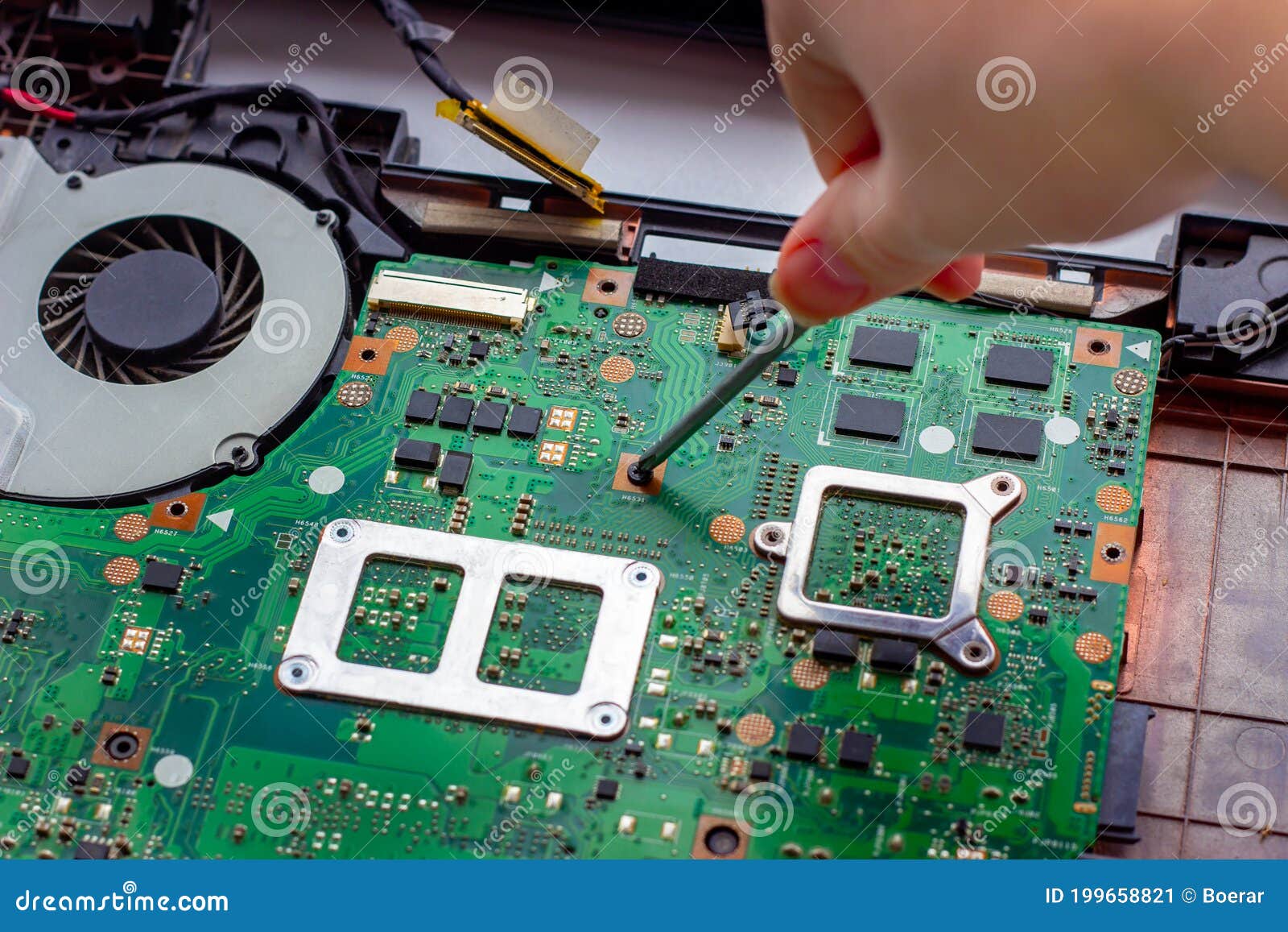 Fixing Electronic Components with the Screwdriver Inside the Pc ...