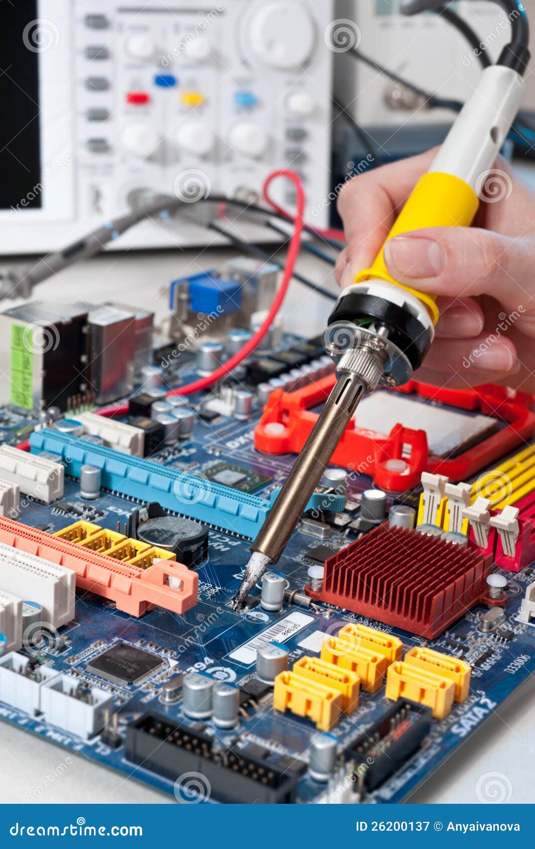 Fixing electronics stock image. Image of professional - 26200137