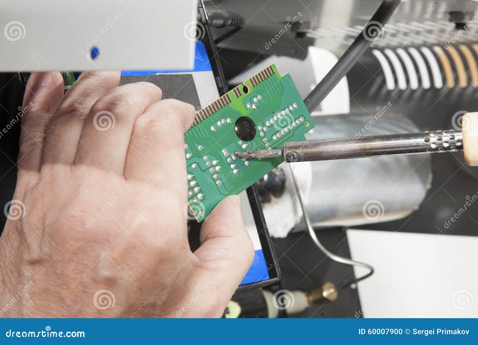Fixing Motherboard CPU Socket Pins Royalty-Free Stock Photography ...