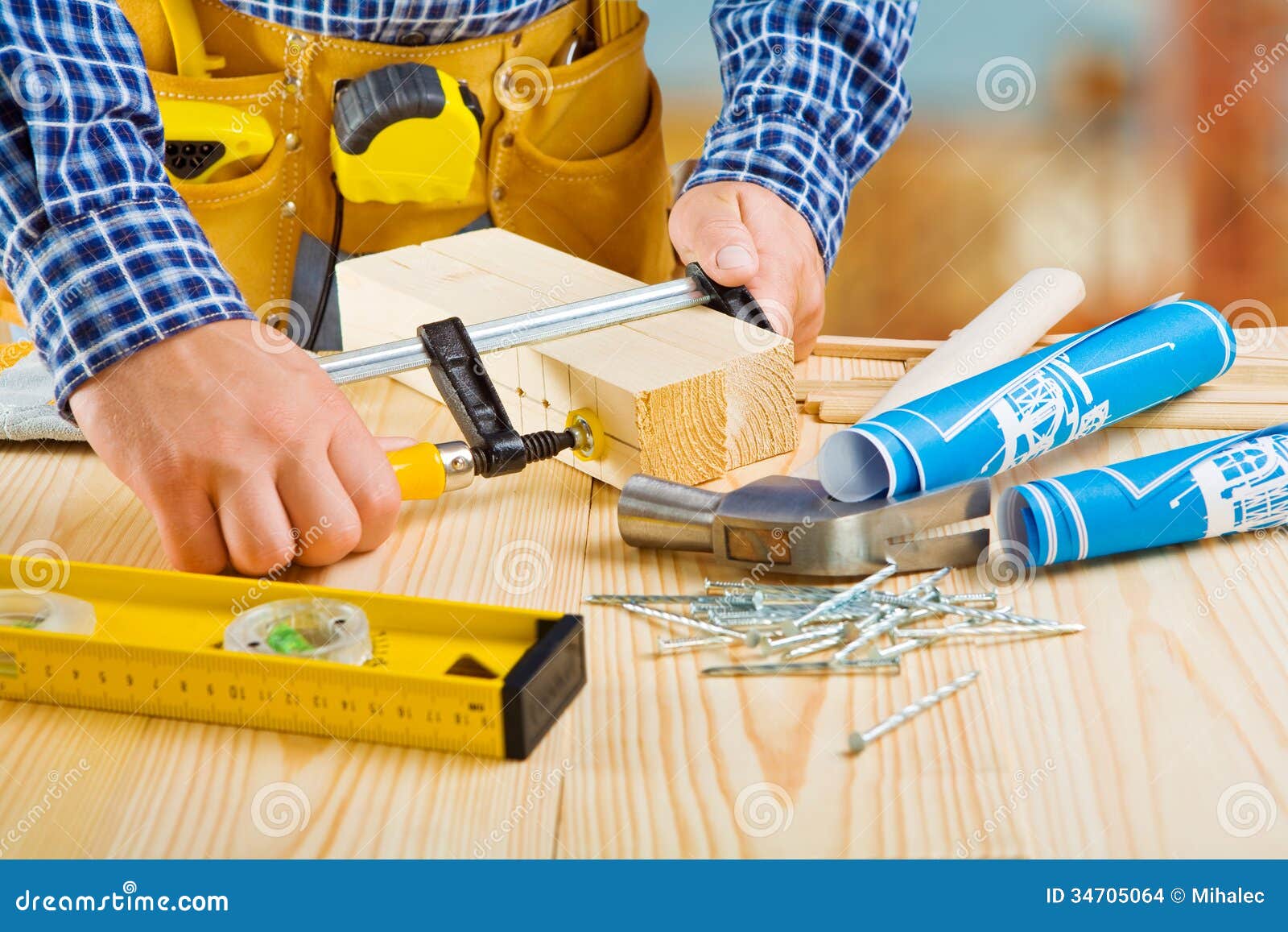 Fixing process stock photo. Image of repairman, hammer - 34705064