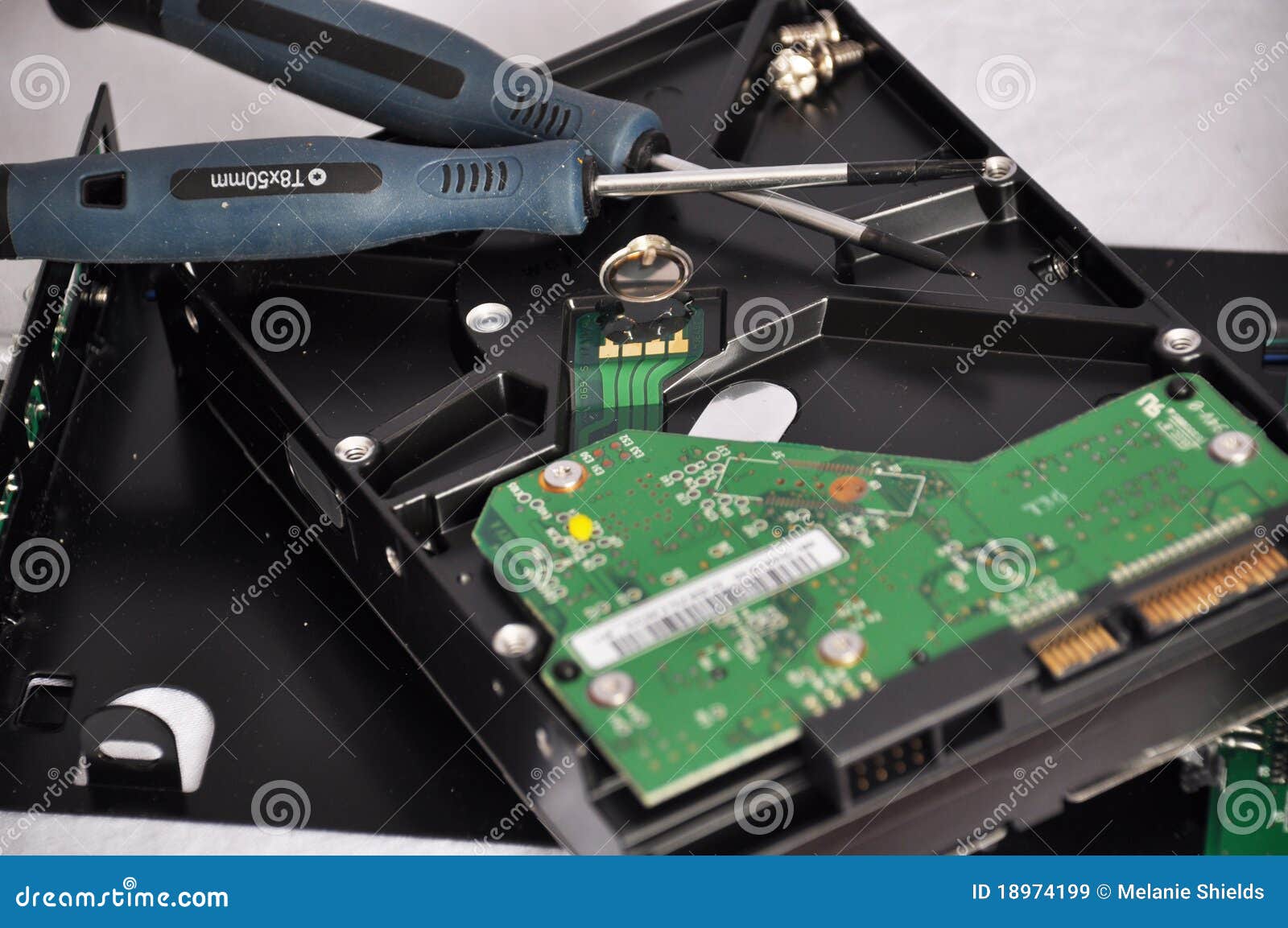 Fixing technology 2 stock image. Image of computer, piece - 18974199