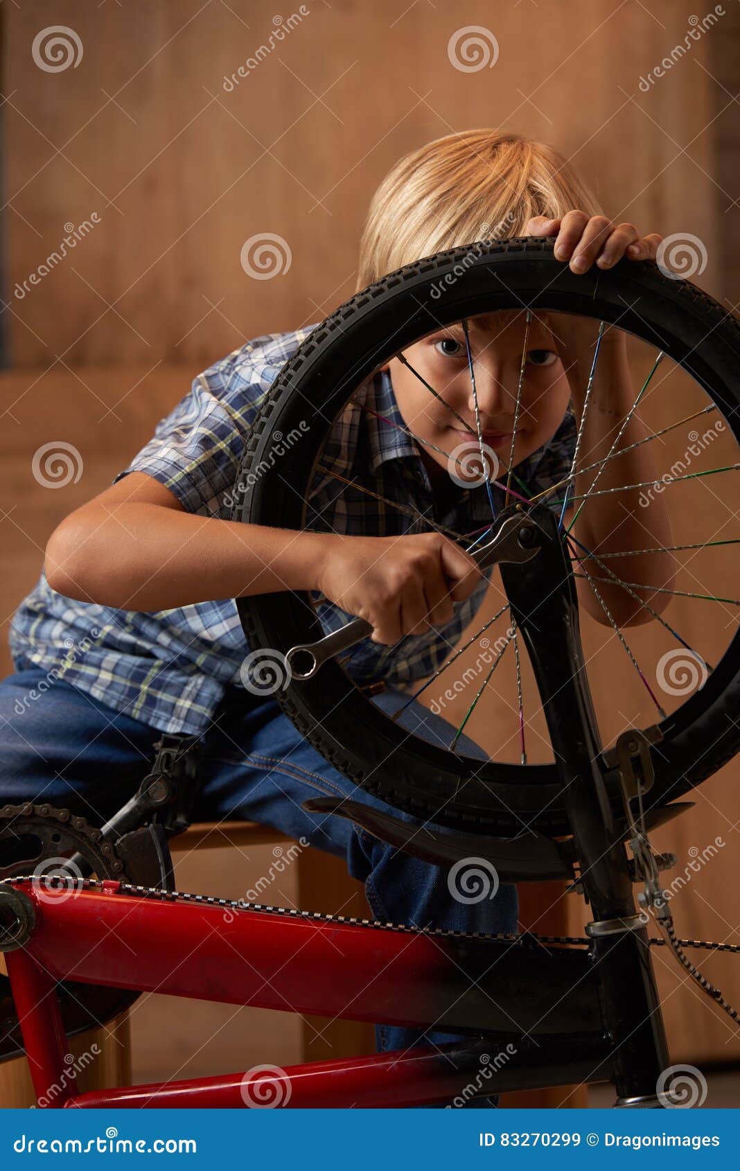 Fixing wheel stock image. Image of lifestyle, wheel, repairing - 83270299