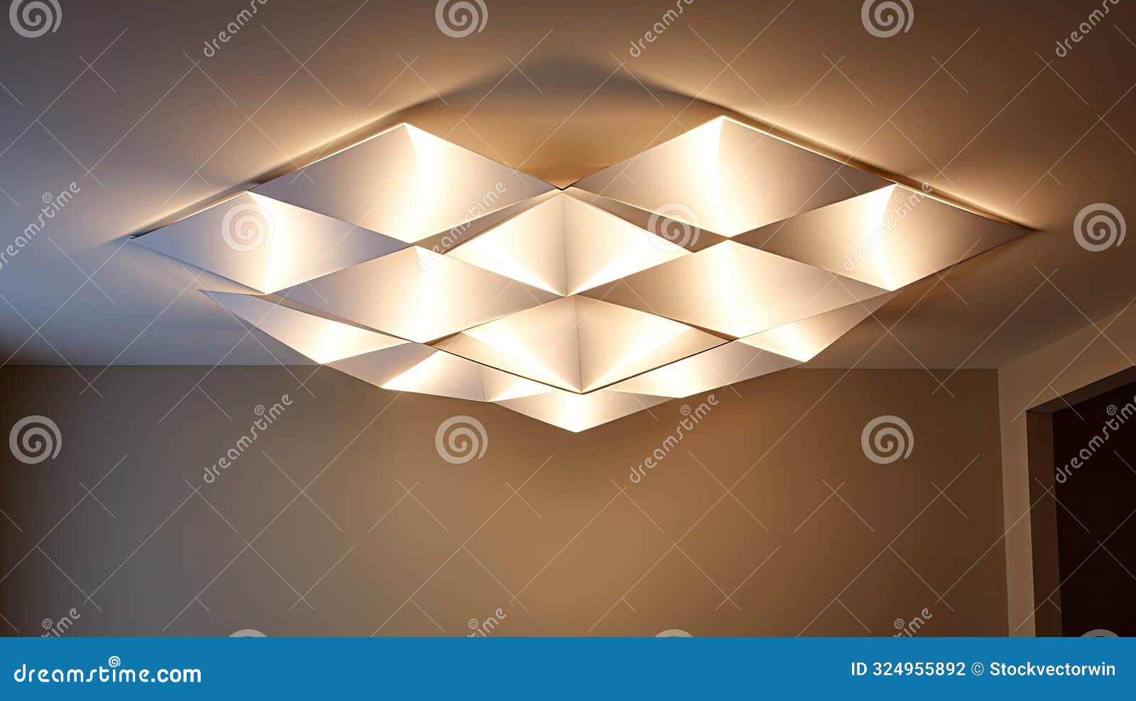Fixture ceiling light stock illustration. Illustration of glow - 324955892