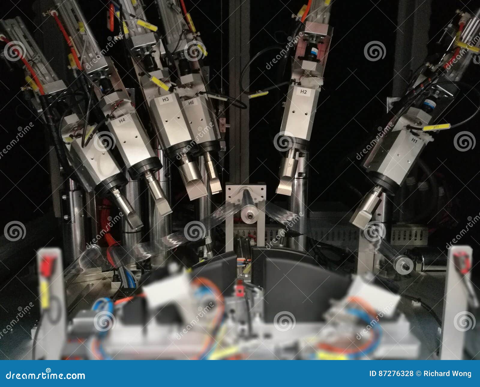 Fixture with Cylinder for Assemblying Station Editorial Stock Photo ...