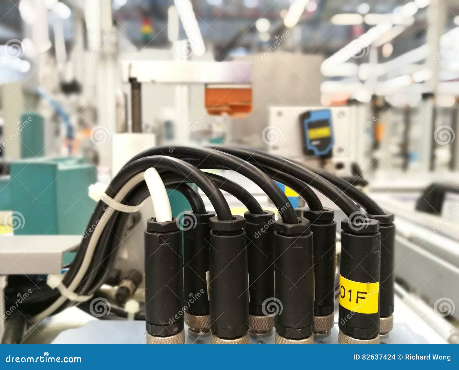 The Fixture Pending Being Assemled beside Assembly Line Stock Photo ...