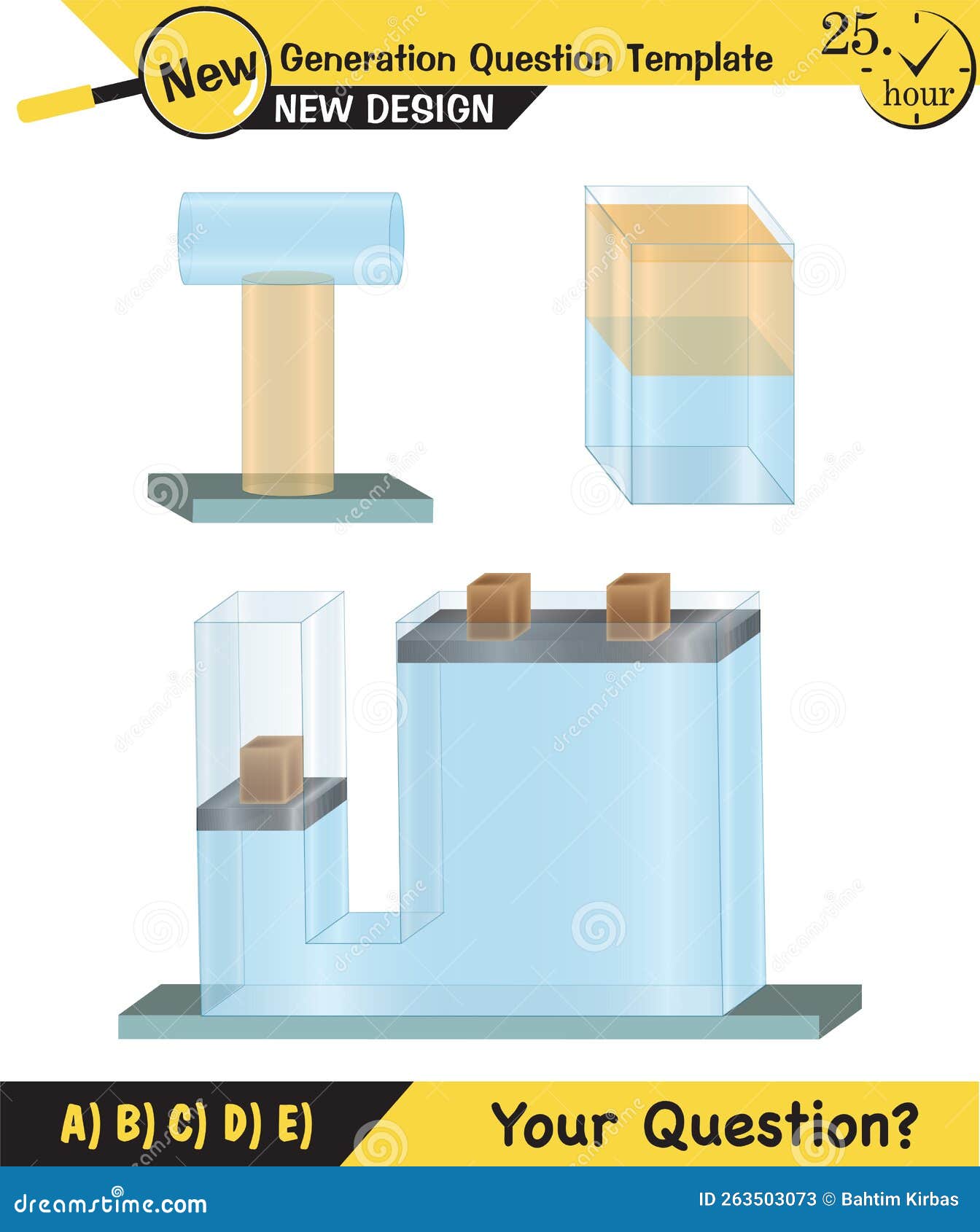 Physics, Pressure and Lifting Force, Archimedes Principle, Pressure of ...