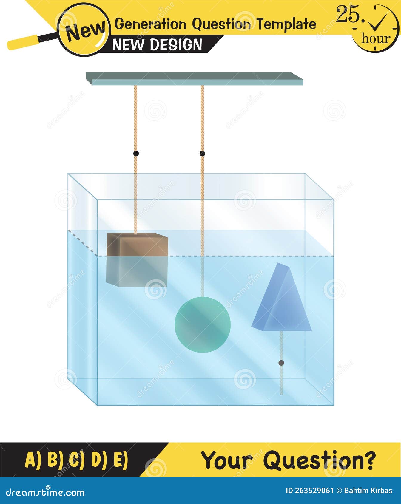 Physics, Pressure and Lifting Force, Archimedes Principle, Pressure of ...