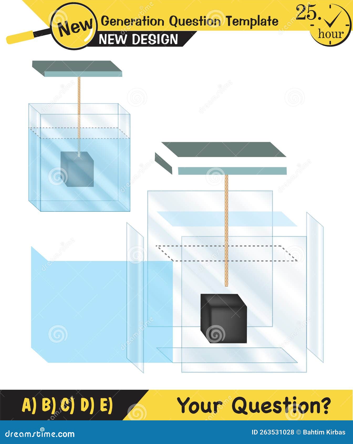 Physics, Pressure and Lifting Force, Archimedes Principle, Pressure of ...