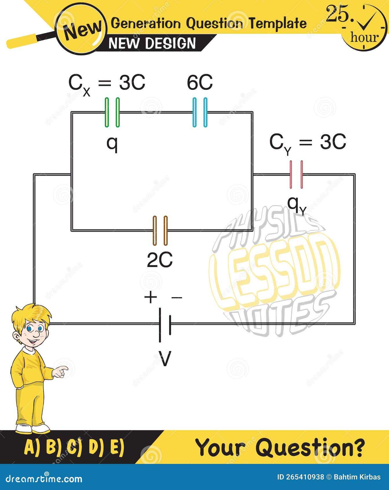 Physics, Basic Electric Circuits, Next Generation Question Template ...