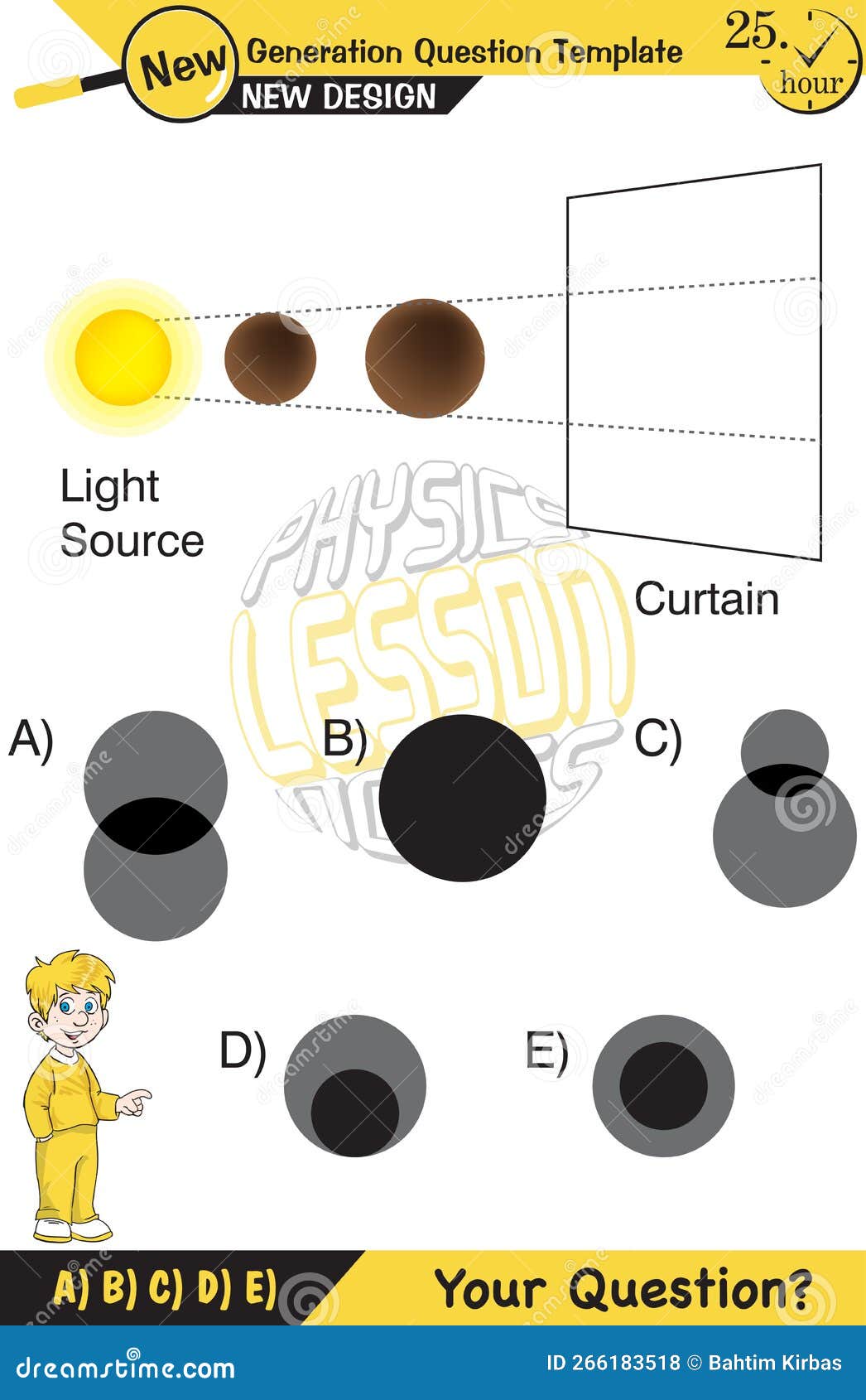 Physics, Shadow Experiments, Optics, Shadow Formation with Light ...