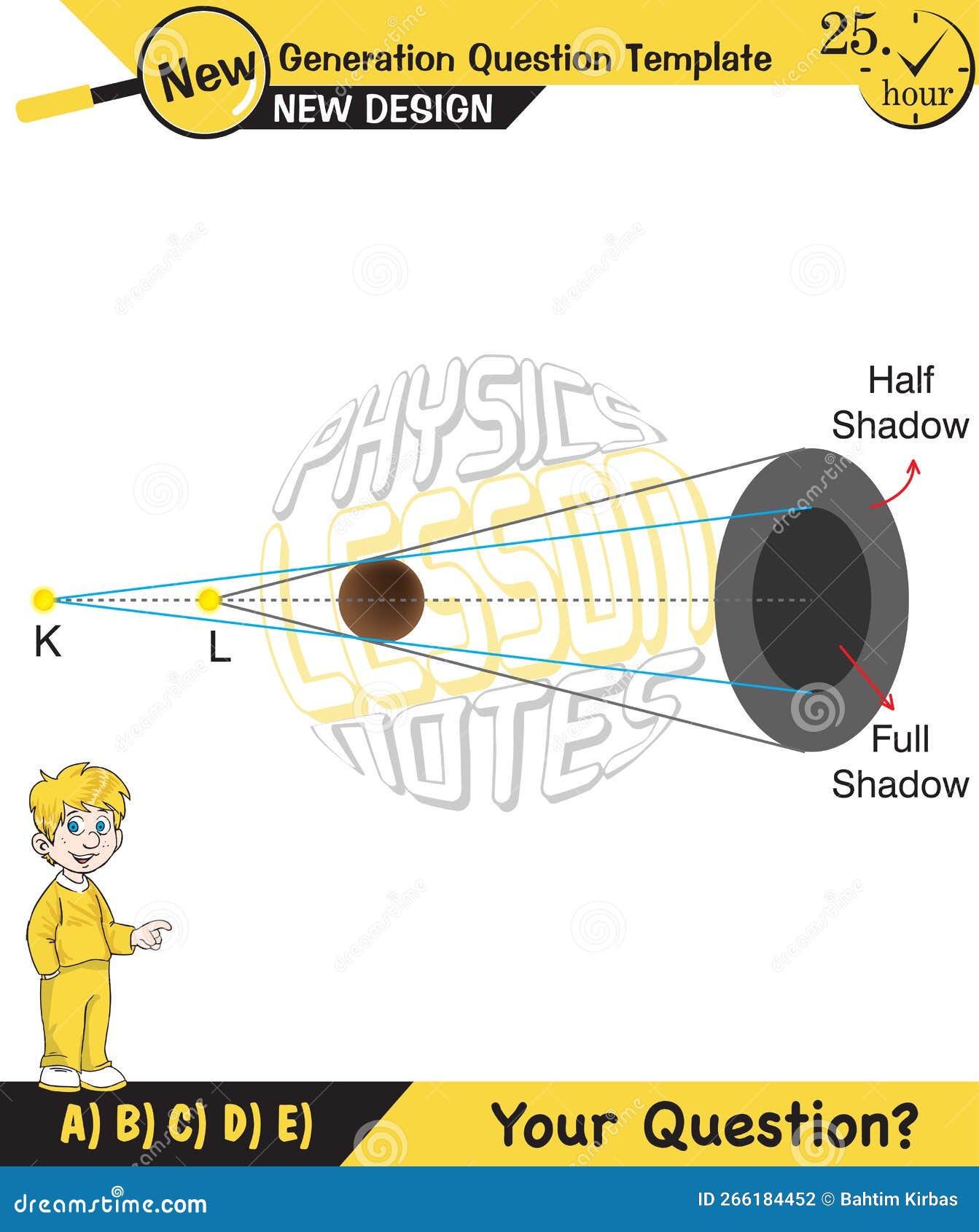 Physics, Shadow Experiments, Optics, Shadow Formation with Light ...