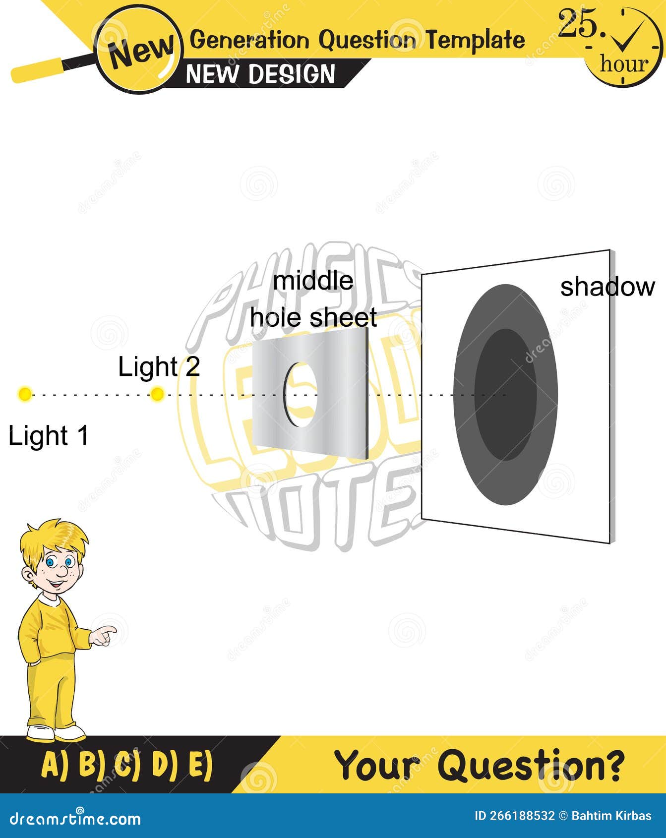 Physics, Shadow Experiments, Optics, Shadow Formation with Light ...