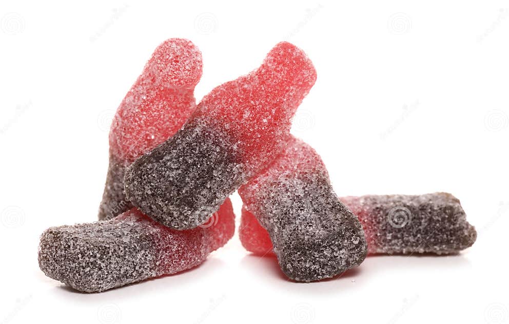 Fizzy cola bottle sweets stock photo. Image of confectionery - 29771032