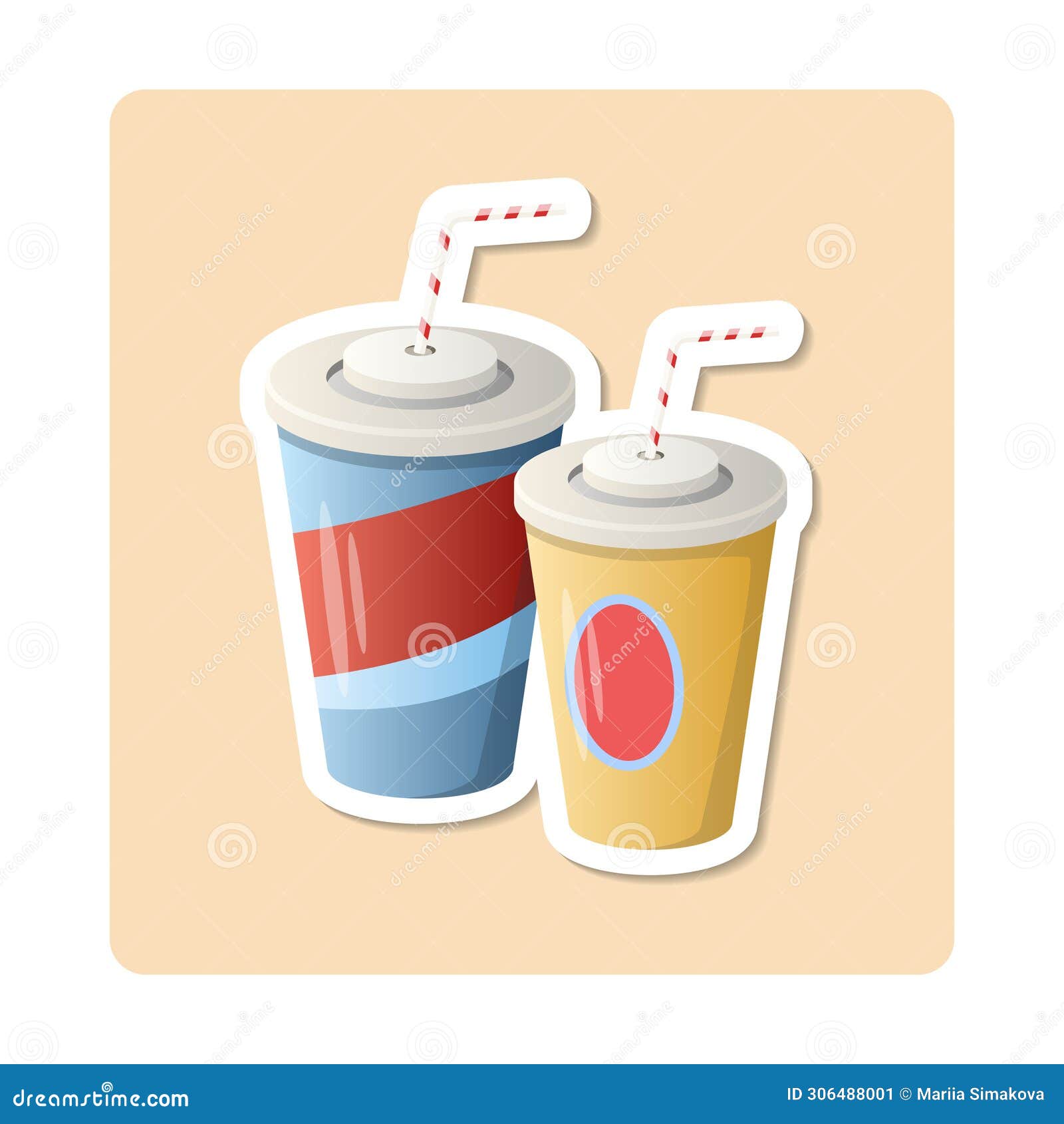 Fizzy Drinks Beverage With Bubbles Set. Plastic And Glass Bottles ...