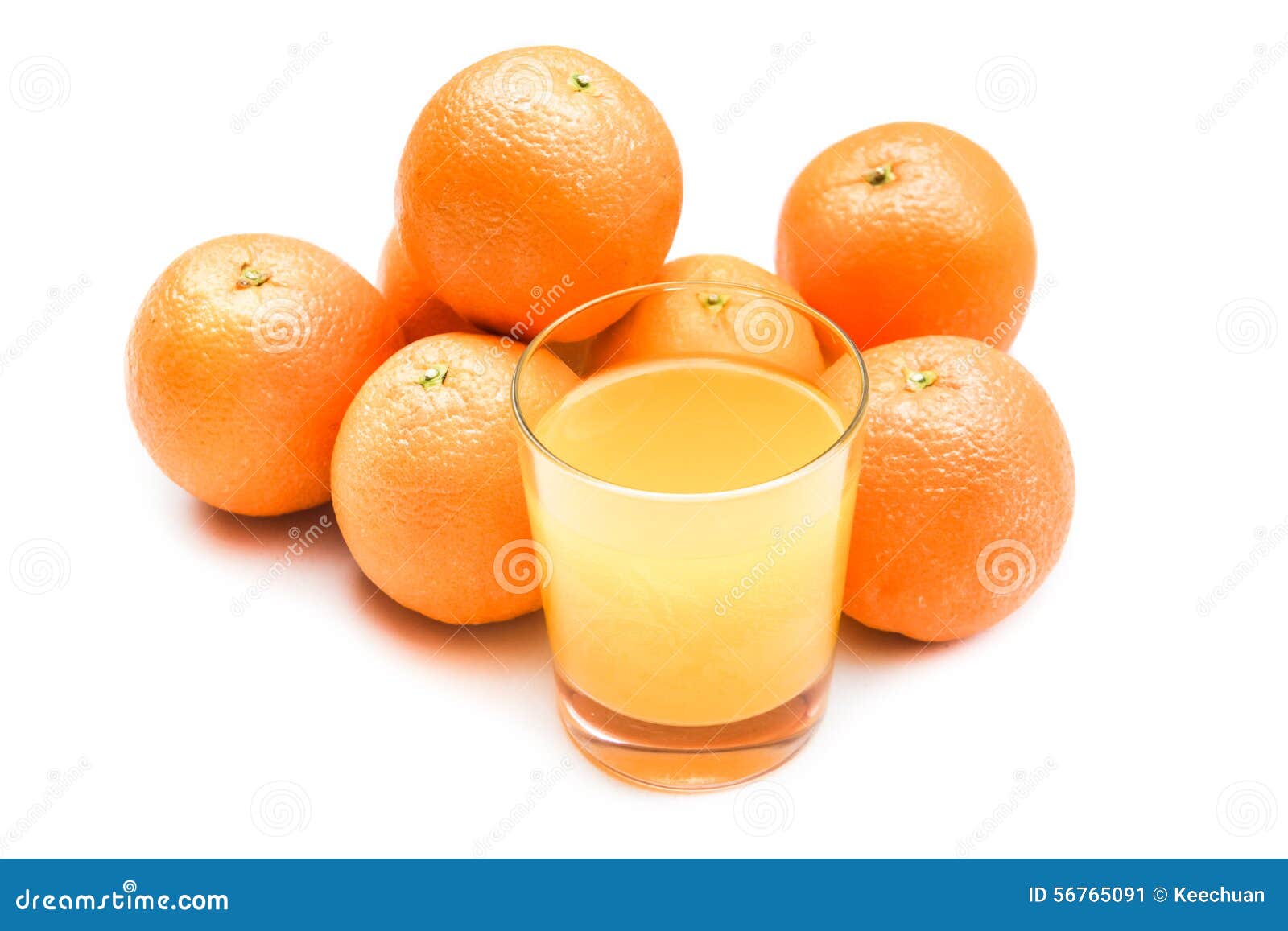 Fizzy Orange Juice From Effervescent Tablet With Oranges At Backdrop ...