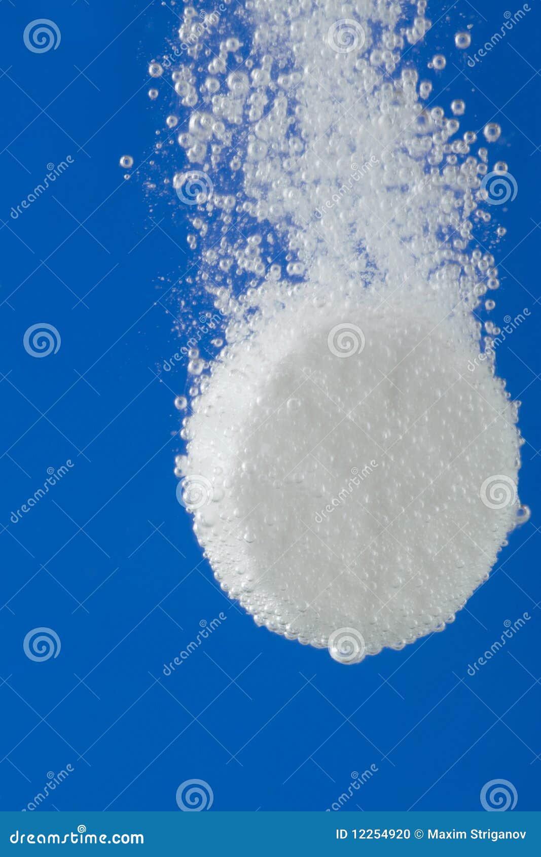 Fizzy tablet stock photo. Image of therapy, white, soluble - 12254920
