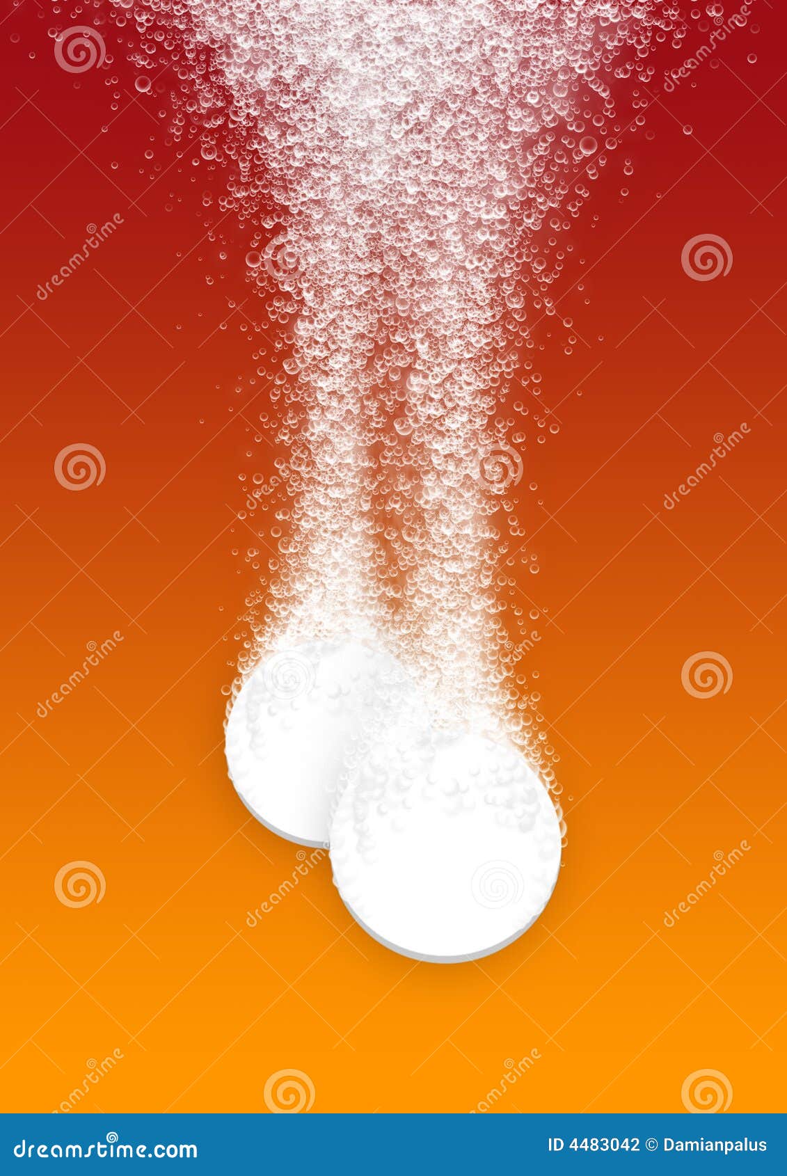 Fizzy tablet stock illustration. Illustration of vitamins - 4483042