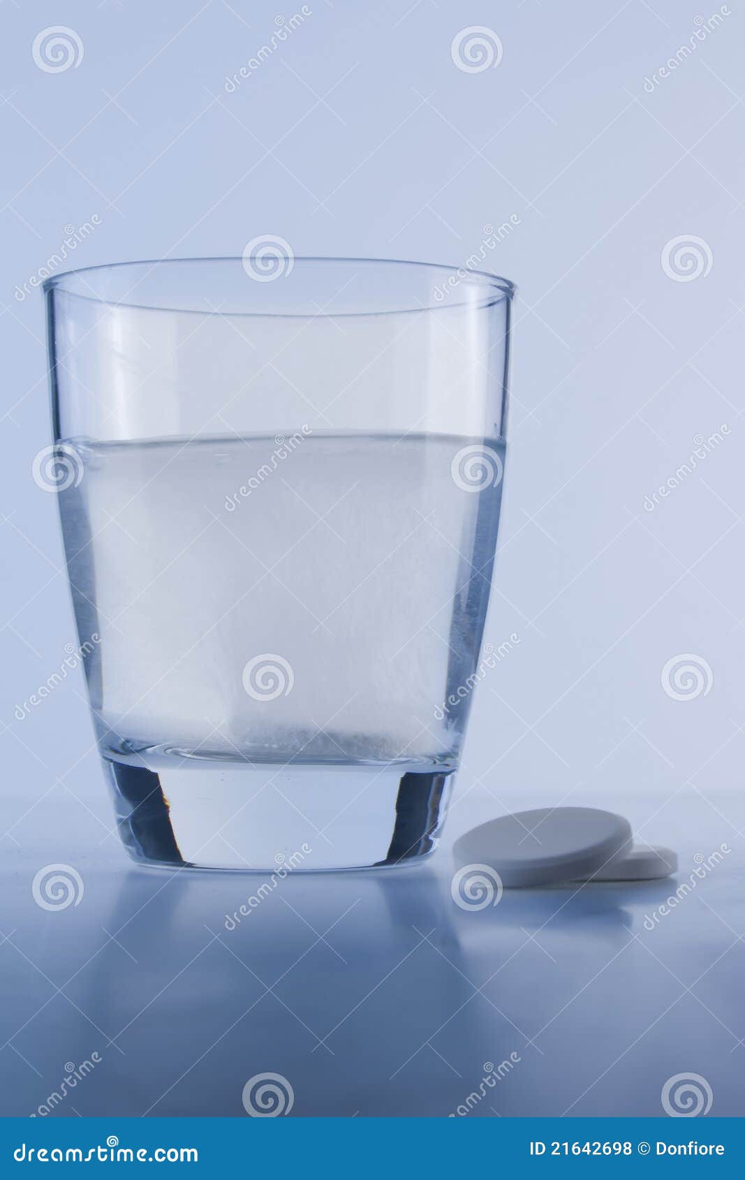 Fizzy Tablet Dropped into the Water Stock Photo - Image of effervescent ...