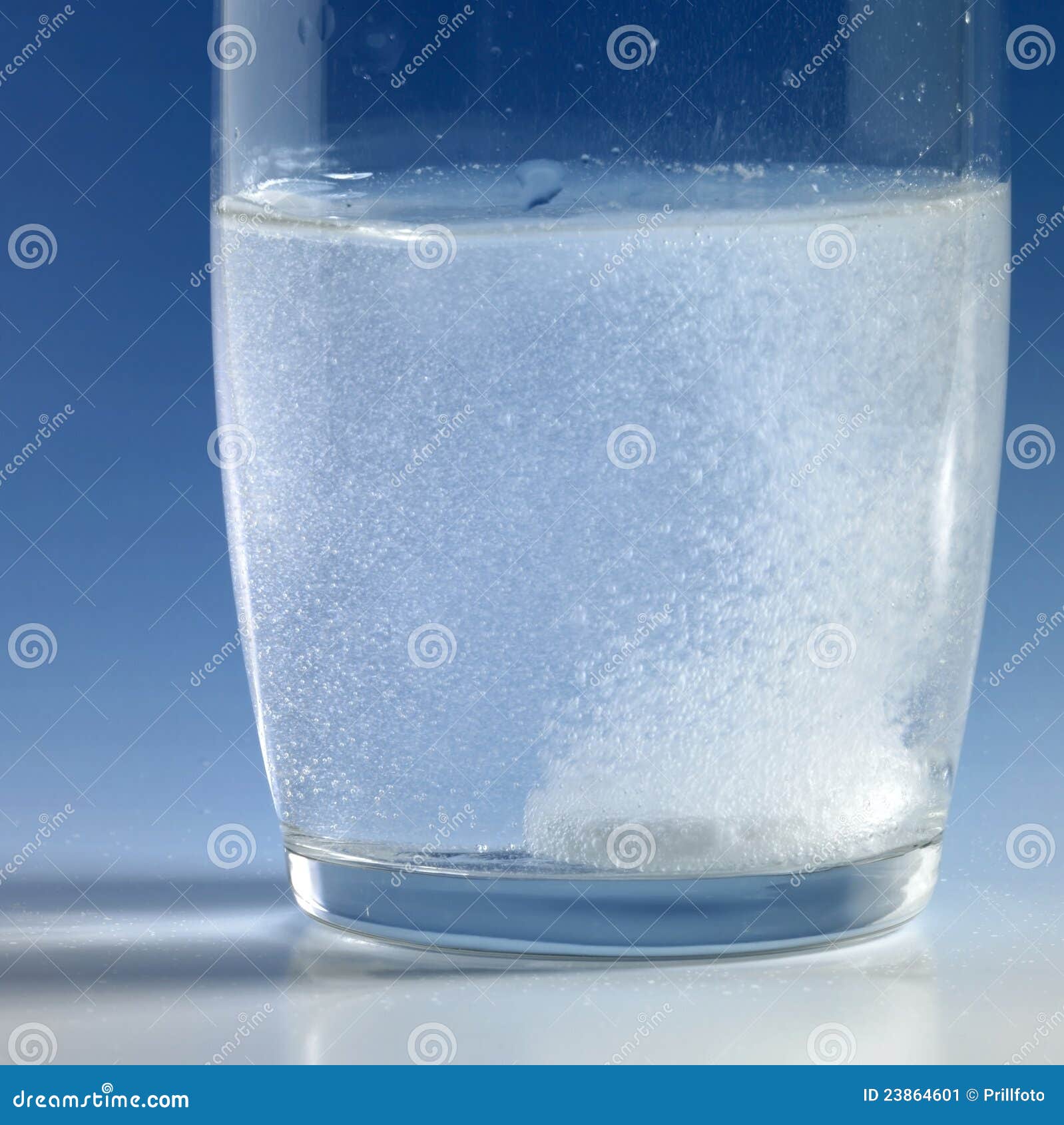 Fizzy Tablet in a Glass of Water Stock Image - Image of pharmaceutic ...