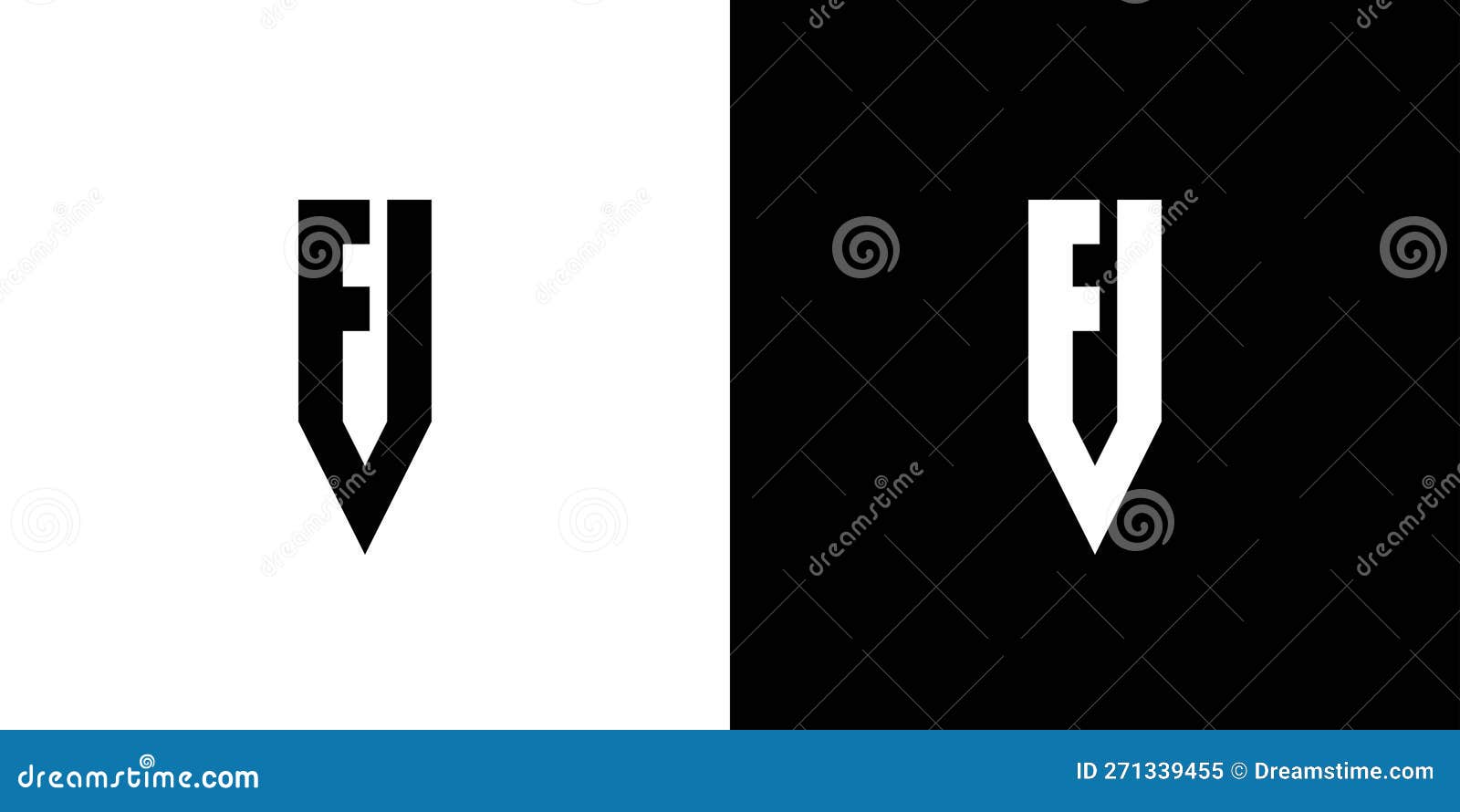 FJ Logo Design Simple and Modern Stock Vector - Illustration of icon ...