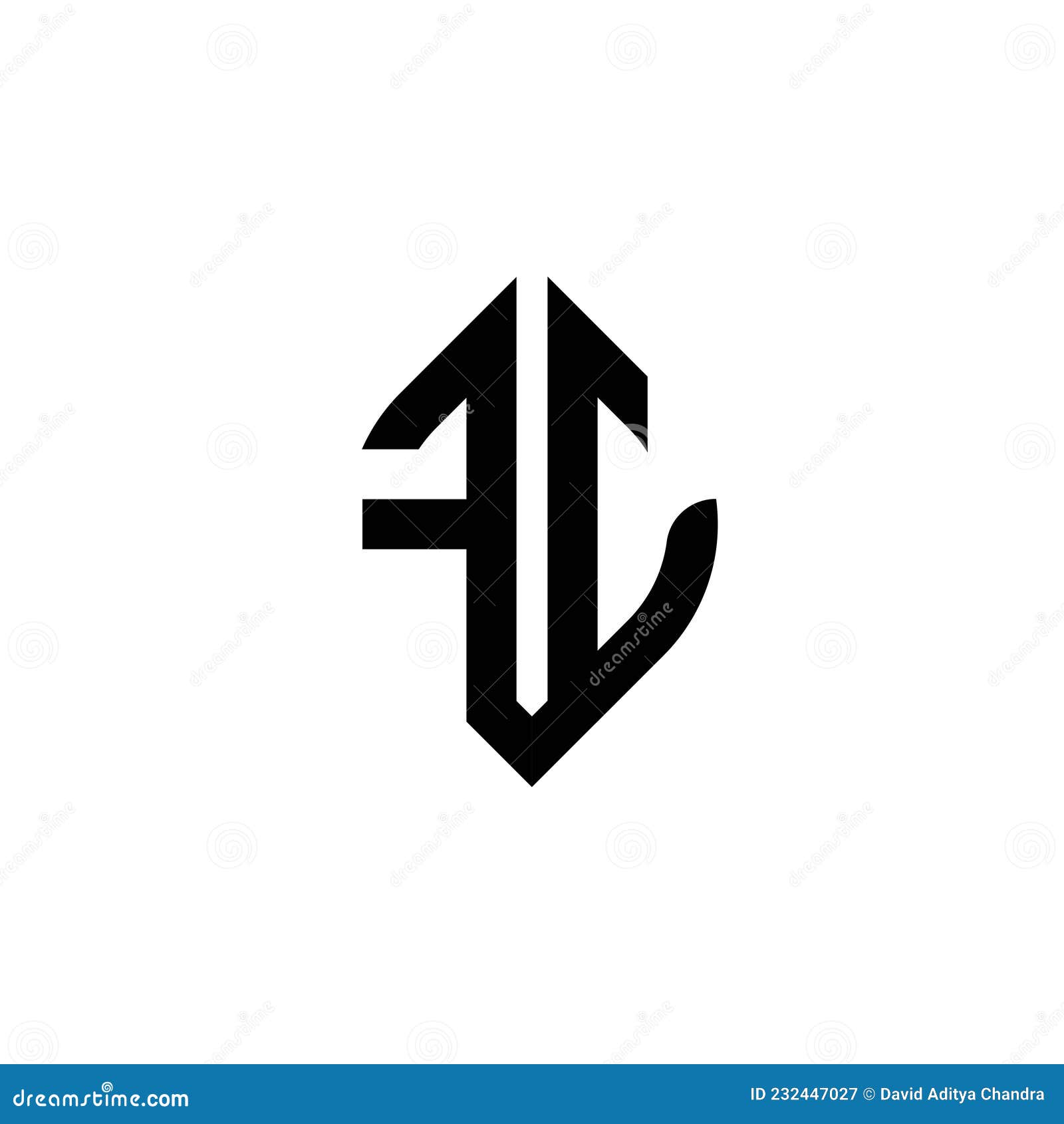 FJ Logo Monogram Geometric Shape Style Stock Vector - Illustration of ...