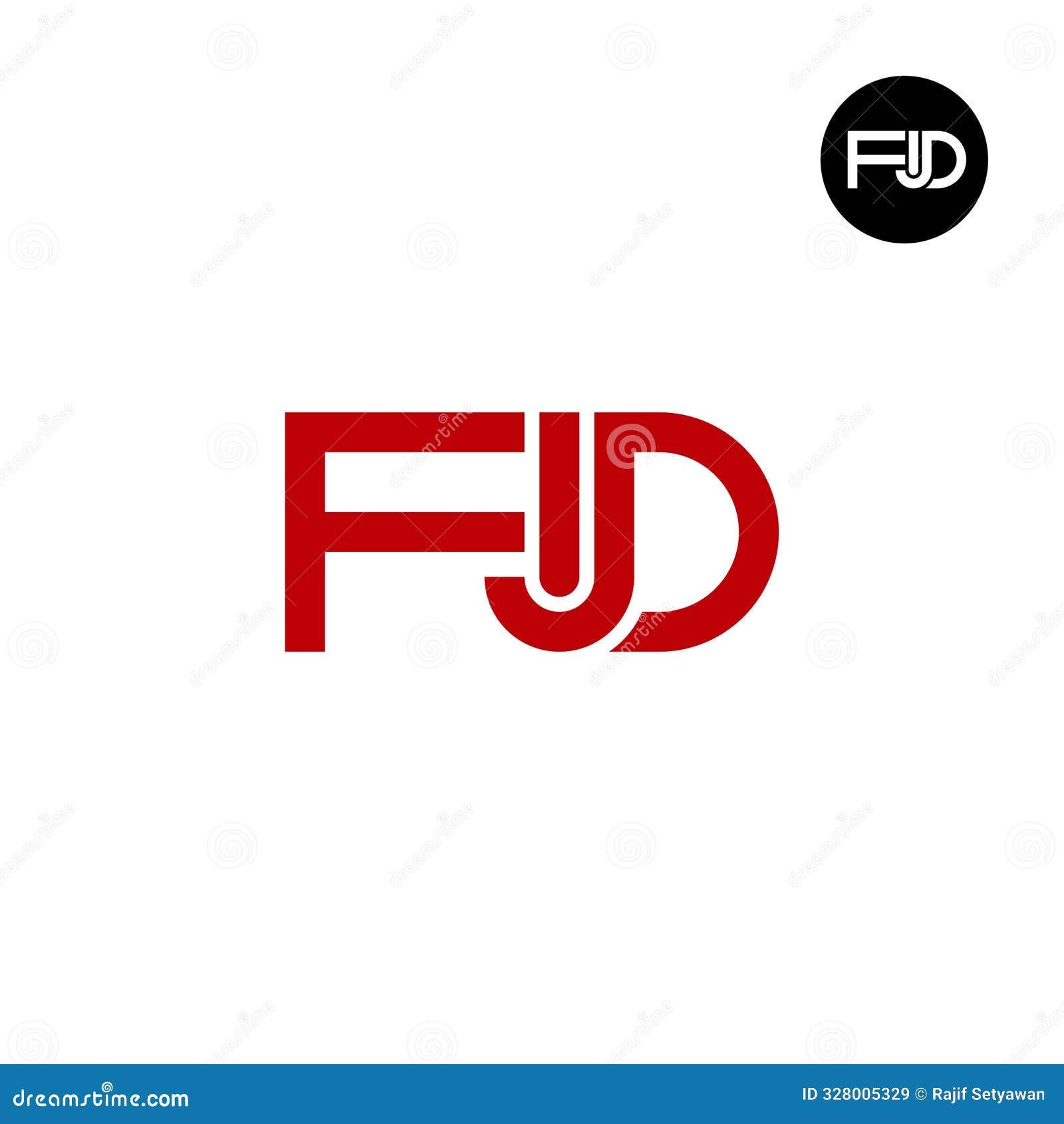 FJD Logo Letter Monogram Design Stock Vector - Illustration of business ...