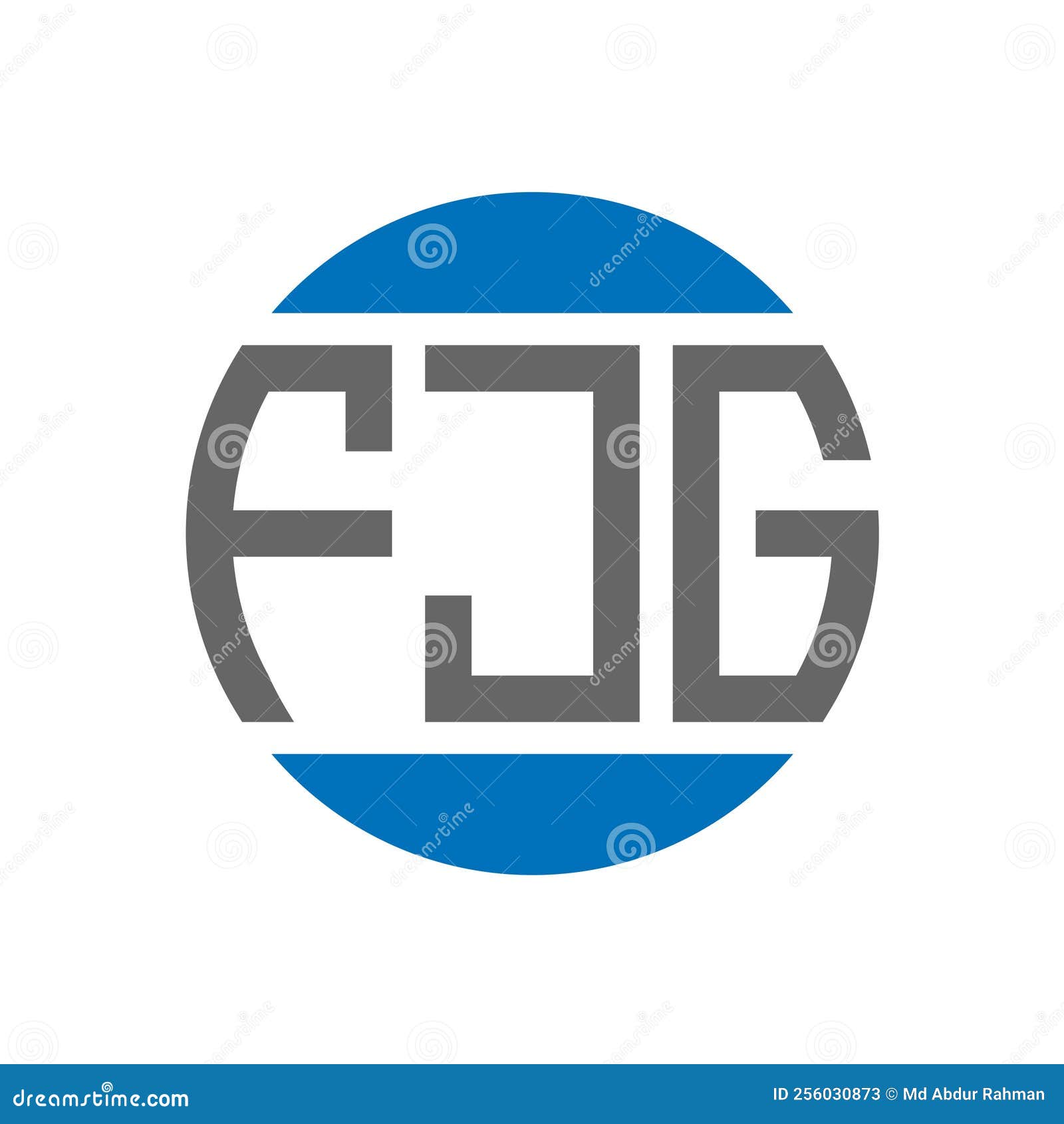 FJG Letter Logo Design on White Background. FJG Creative Initials ...