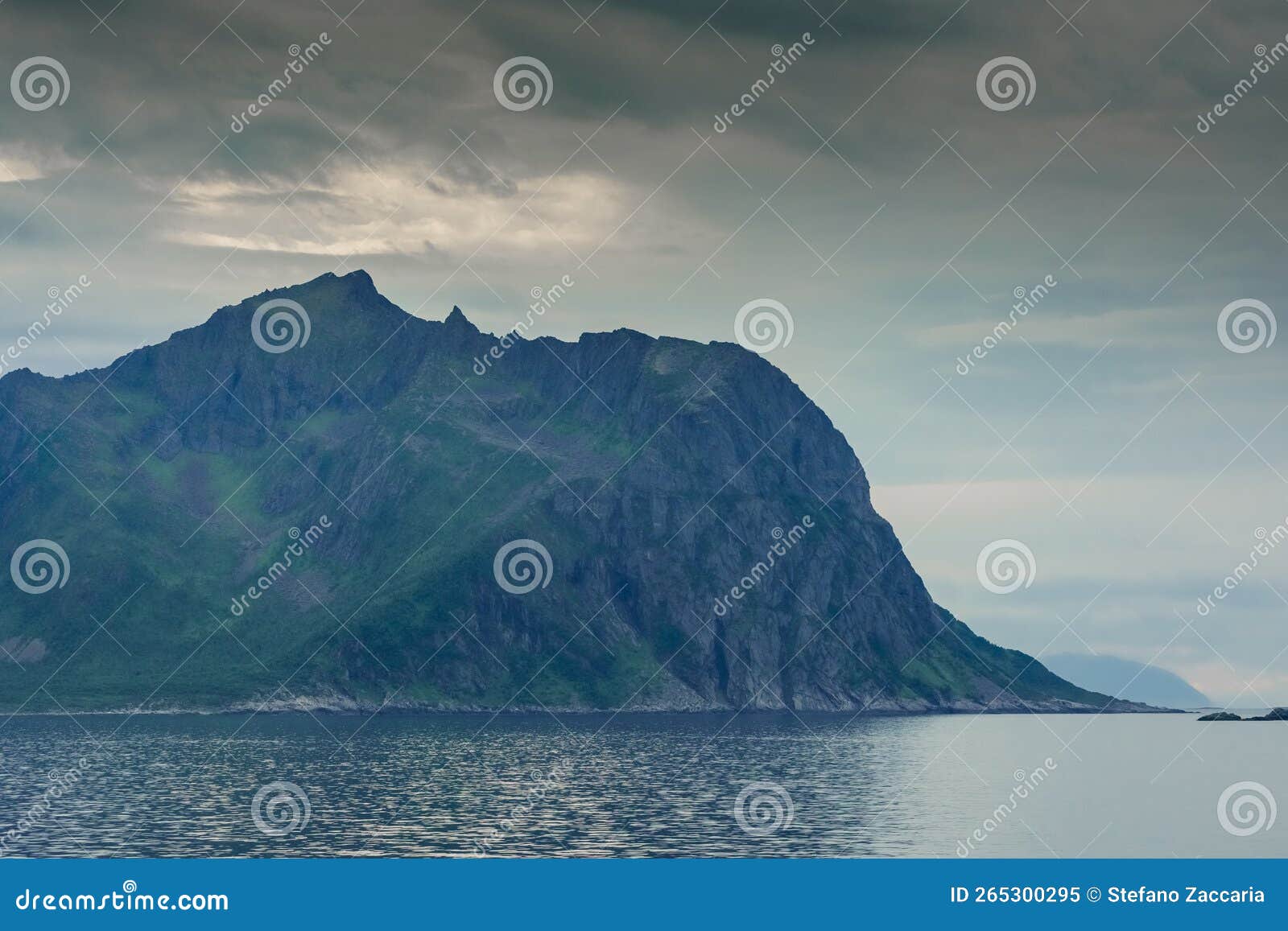 The Fjord of Senja Island, Norway Stock Image - Image of gryllefjorden ...