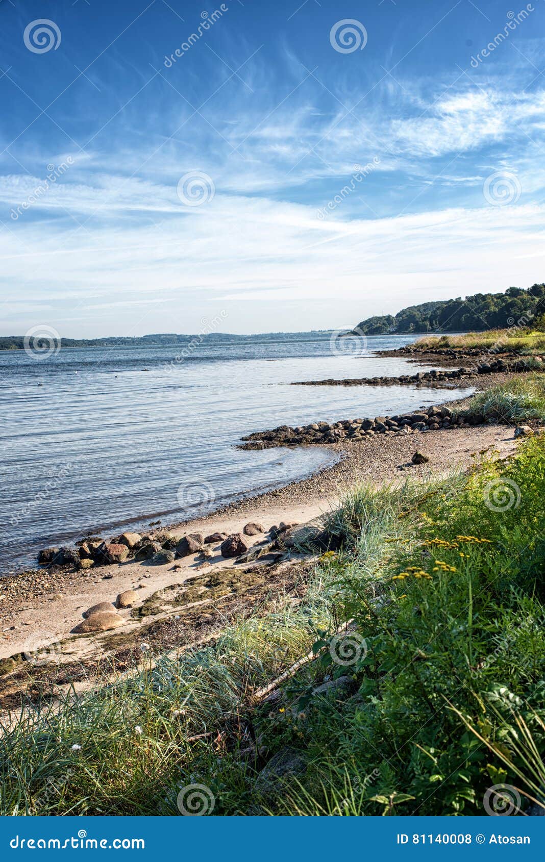 Fjord Vejle stock photo. Image of northern, oslo, nature - 81140008