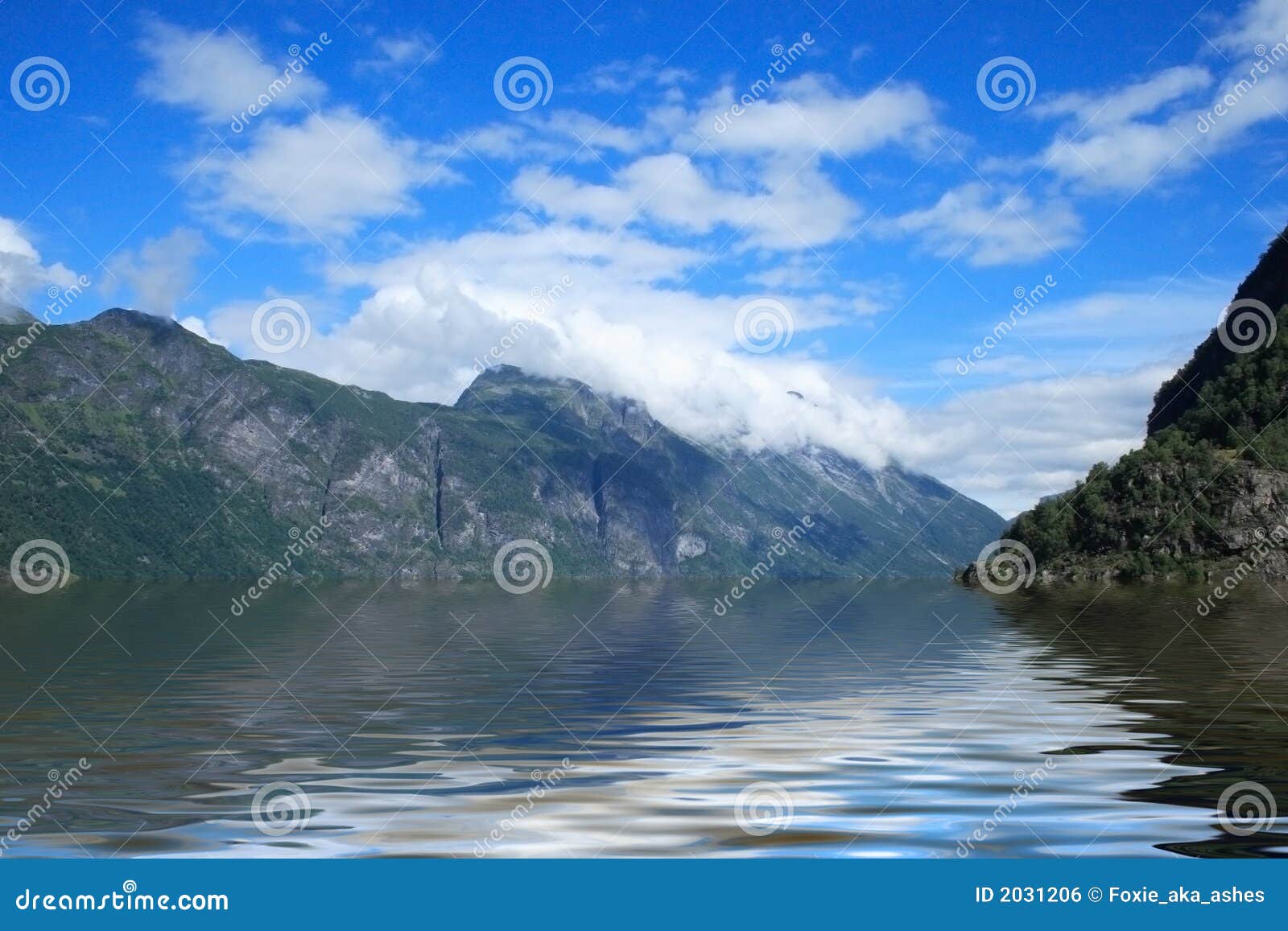 Fjords of Norway stock photo. Image of nature, color, horizontal - 2031206