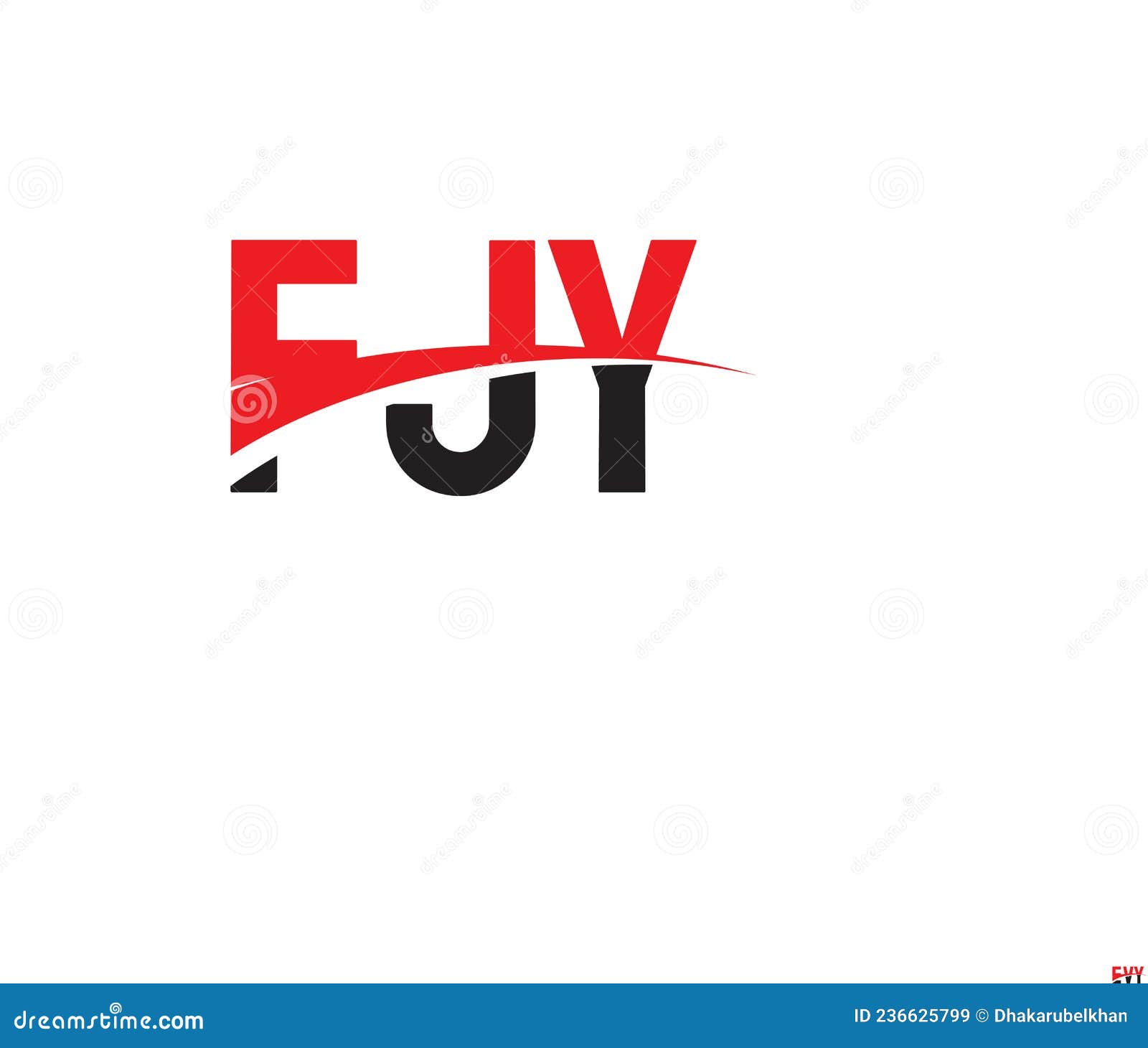 FJY Letter Initial Logo Design Vector Illustration Stock Vector ...