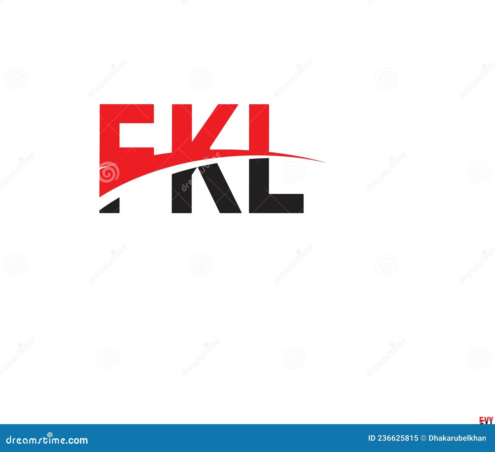 FKL Letter Initial Logo Design Vector Illustration Stock Vector ...