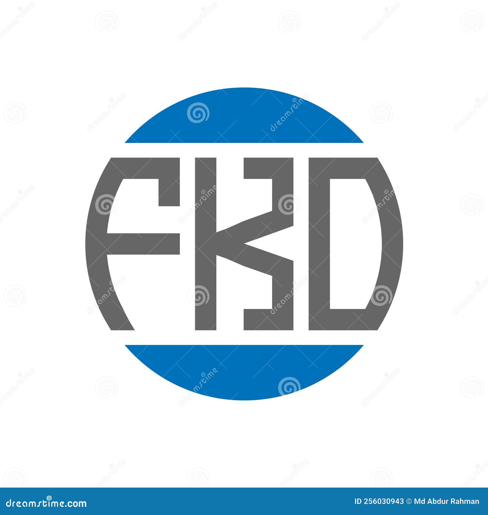 FKO Letter Logo Design on White Background. FKO Creative Initials ...