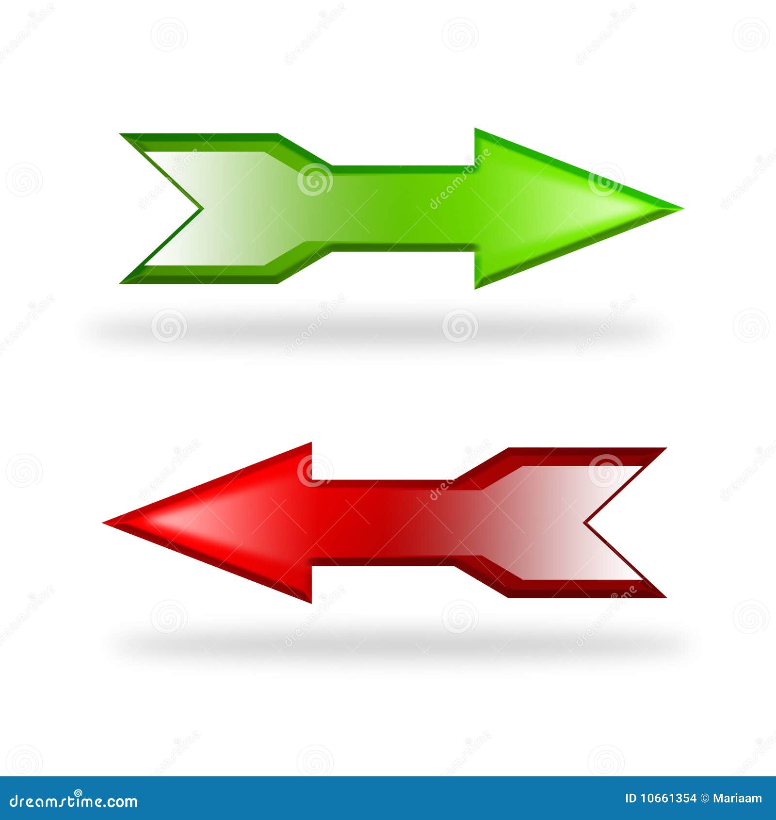 Flèches directionnelles illustration stock. Illustration du formes ...