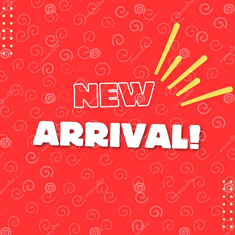 New Arrivals Poster for Local Business. Social Media Marketing Campaign ...