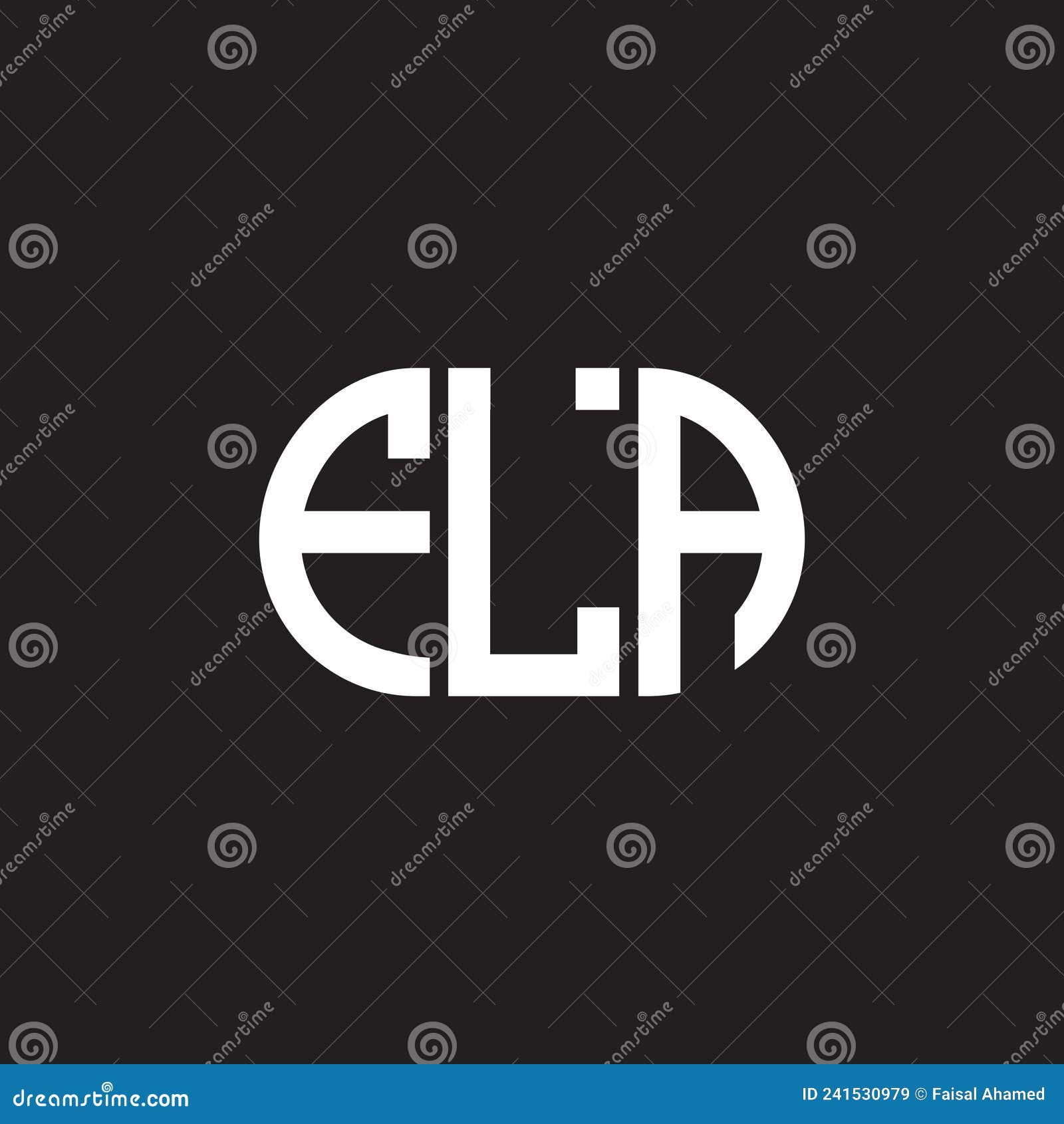 FLA Letter Logo Design On Black Background. FLA Creative Initials ...