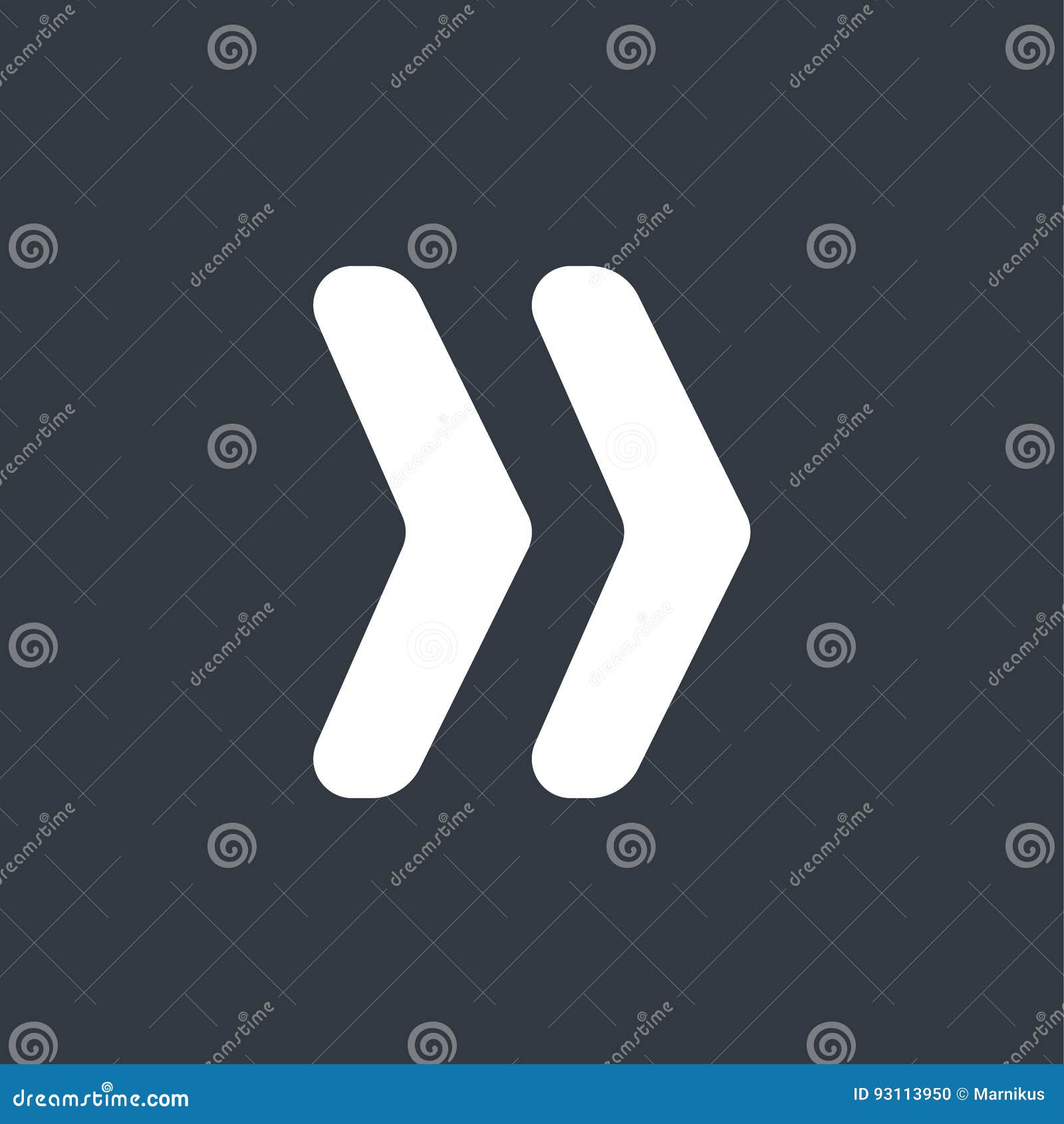 Flacher moderner Pfeil vektor abbildung. Illustration von falte - 93113950