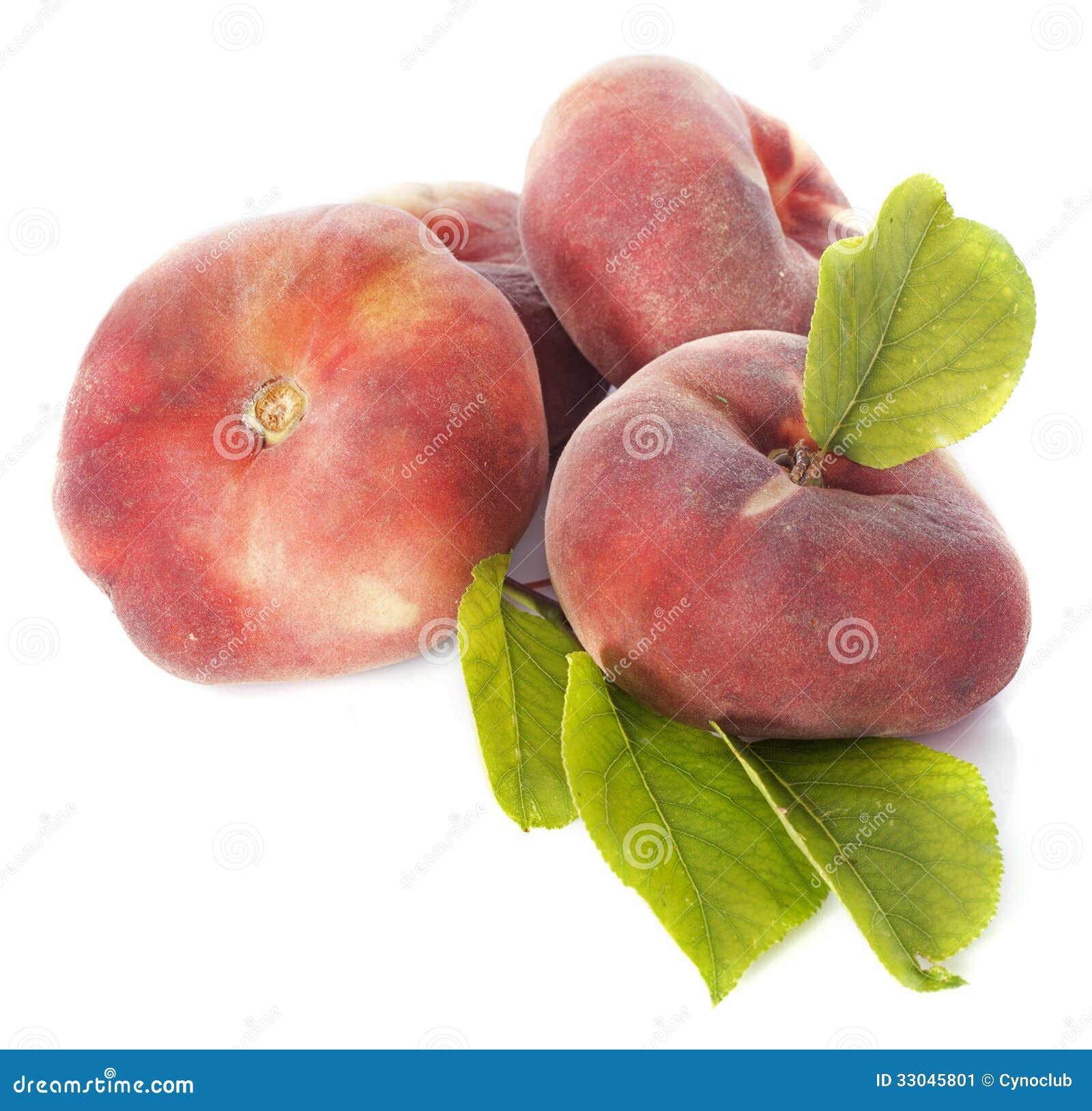 Flacher Pfirsich stockbild. Bild von studio, hintergrund - 33045801