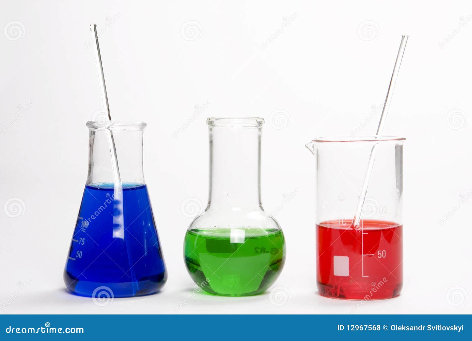 Flacon chimique photo stock. Image du science, garniture - 12967568