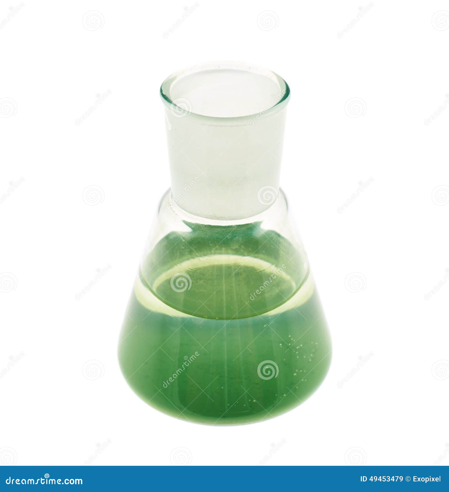 Flacon Erlenmeyer Rempli De Liquide Image stock - Image du ...